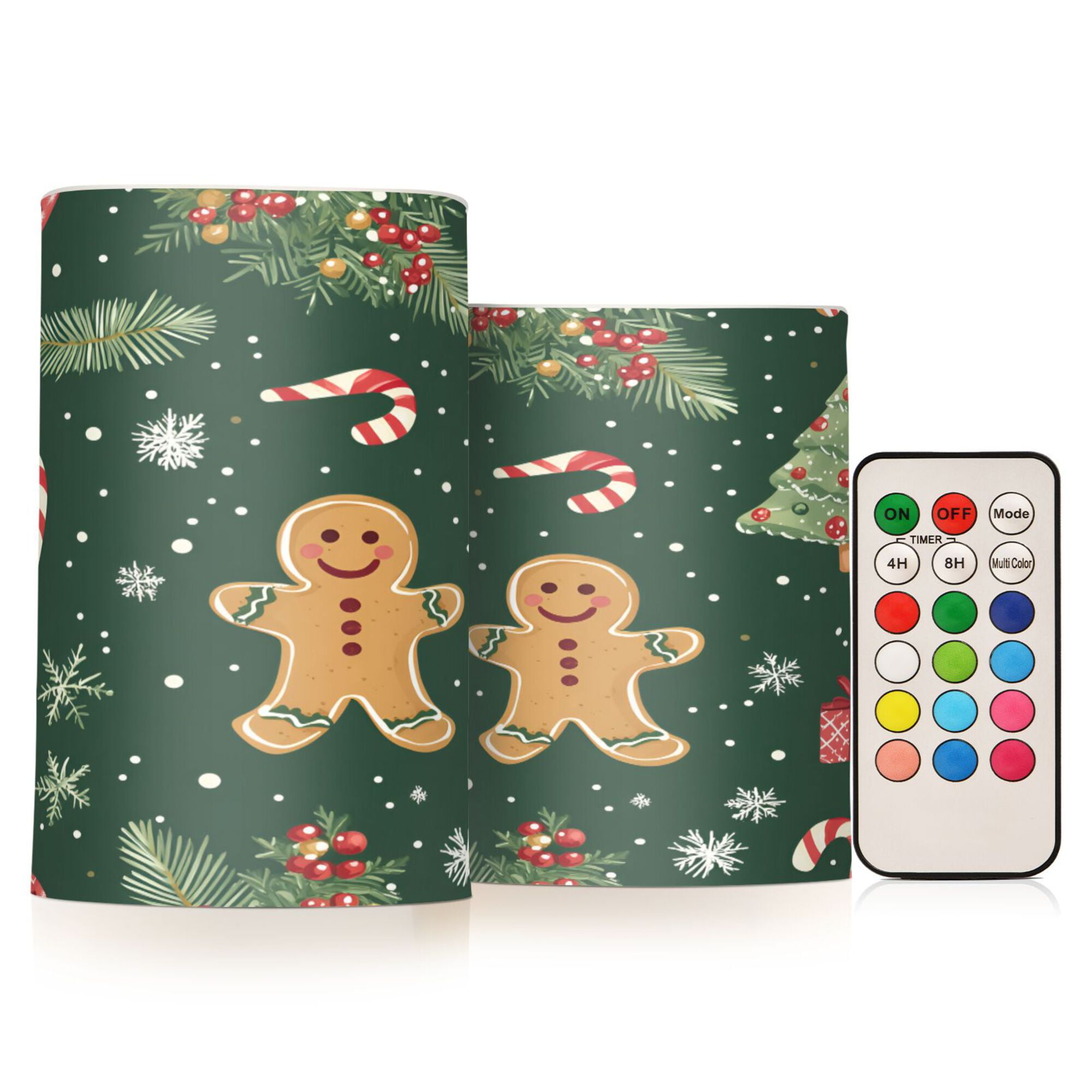 Yayeee Flameless Candles with Remote Flickering Battery Operated Multi ...