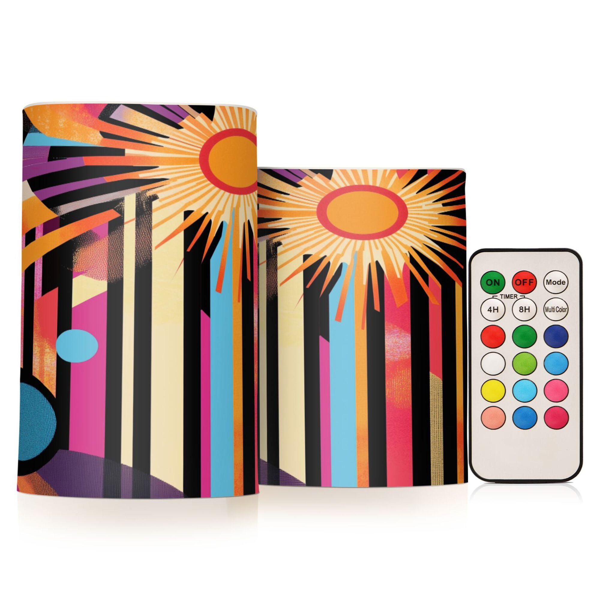 Yayeee Flameless Candles with Remote Flickering Battery Operated Multi ...