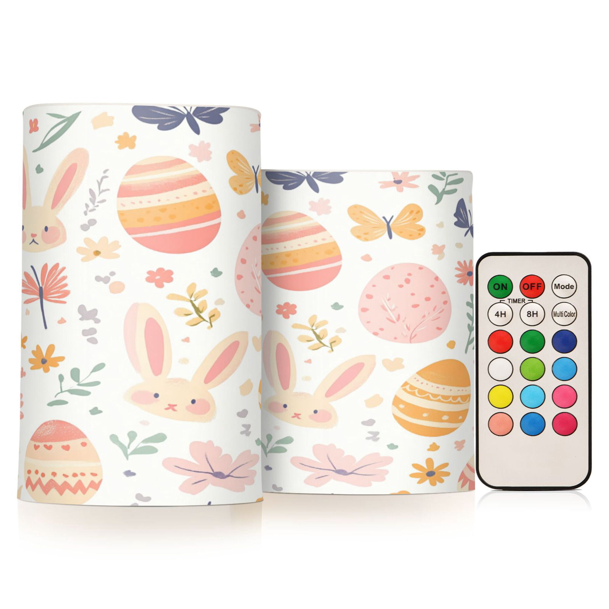 Yayeee Flameless Candles with Remote Flickering Battery Operated Multi ...