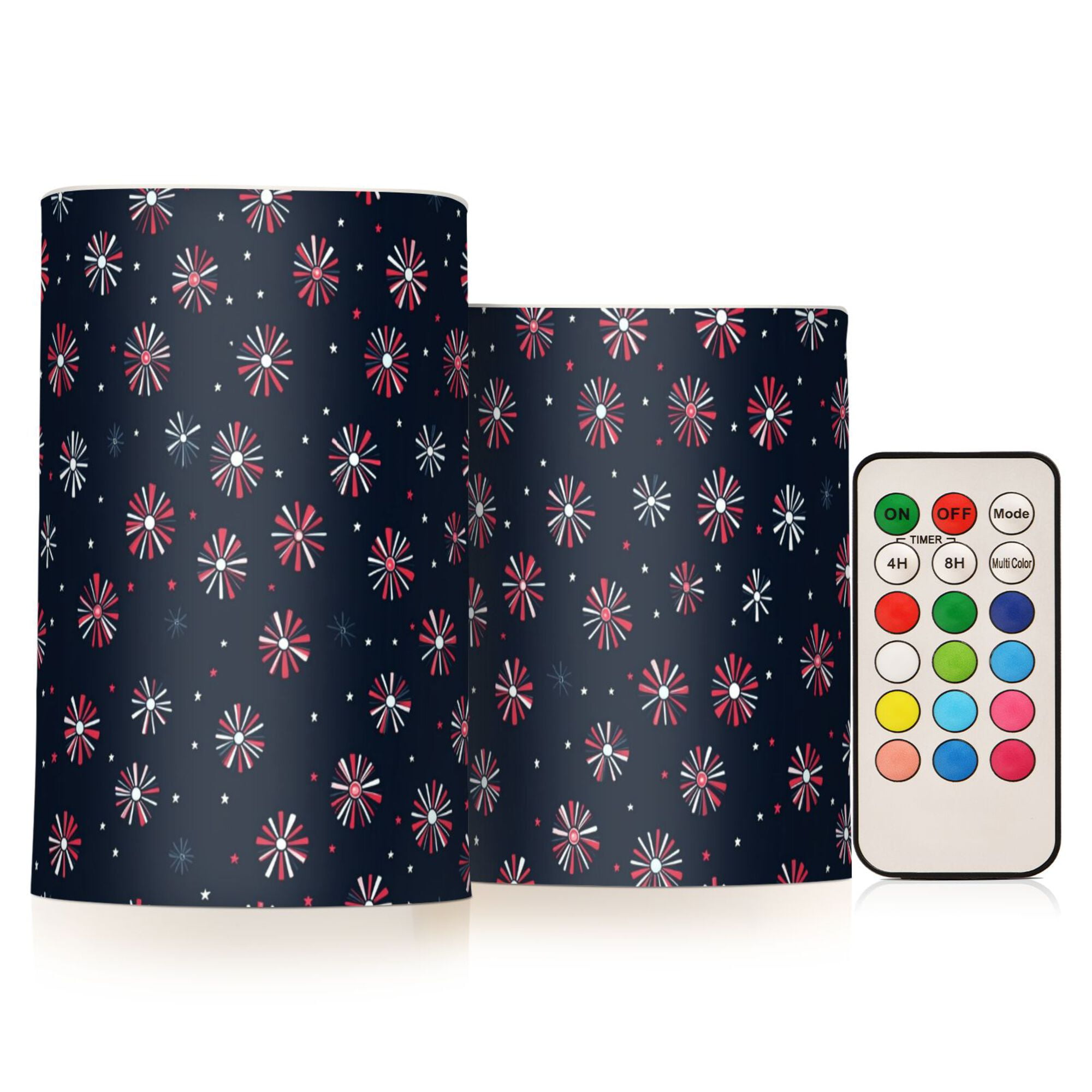 Yayeee Flameless Candles with Remote Flickering Battery Operated Multi ...