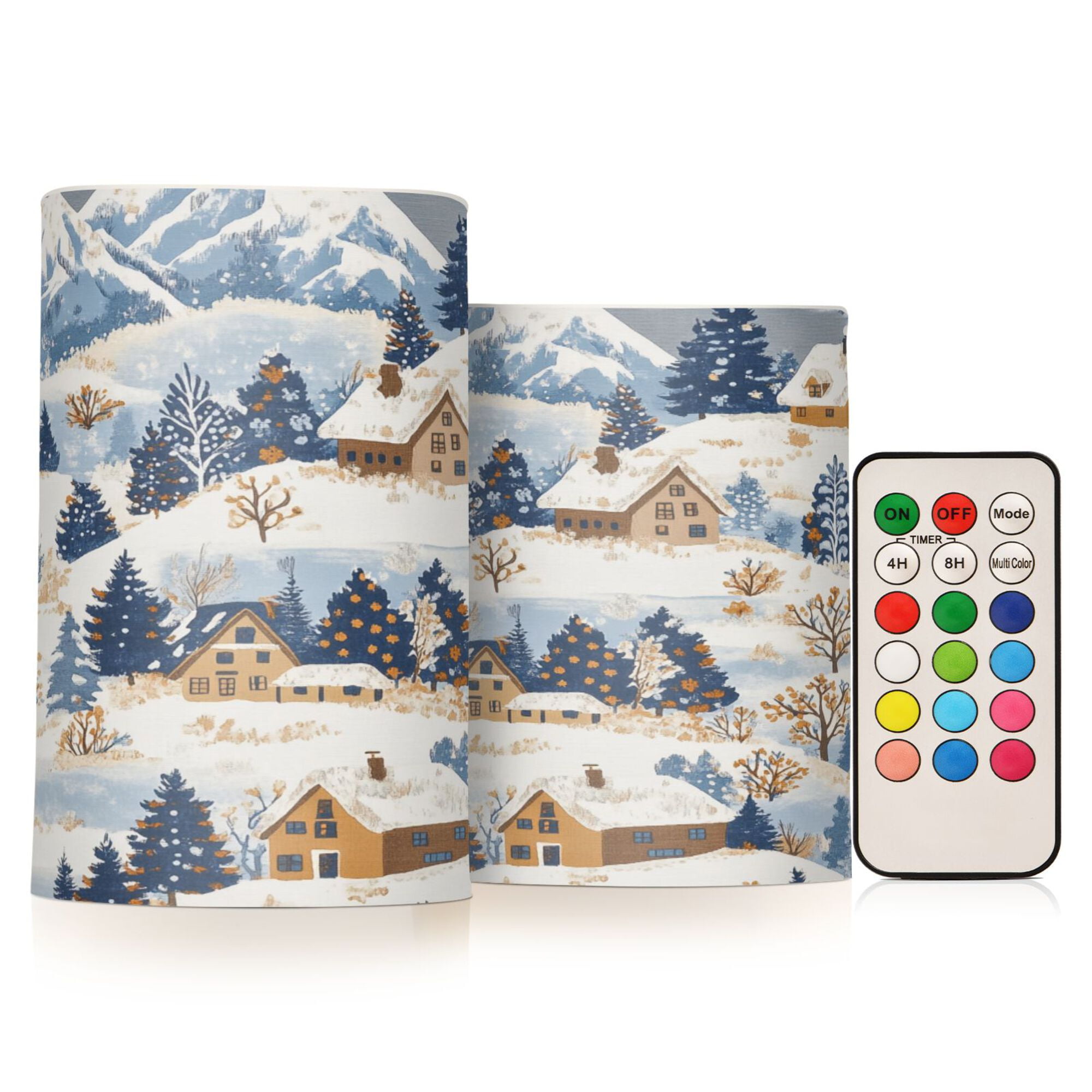 Yayeee Flameless Candles with Remote Flickering Battery Operated Multi ...