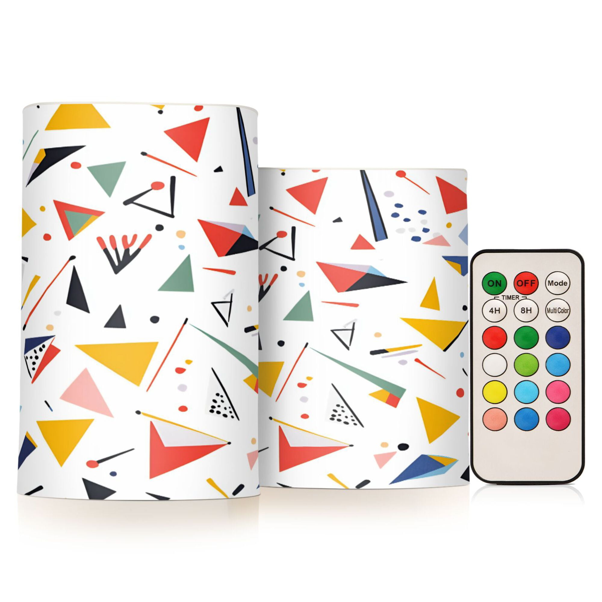 Yayeee Flameless Candles with Remote Flickering Battery Operated Multi ...