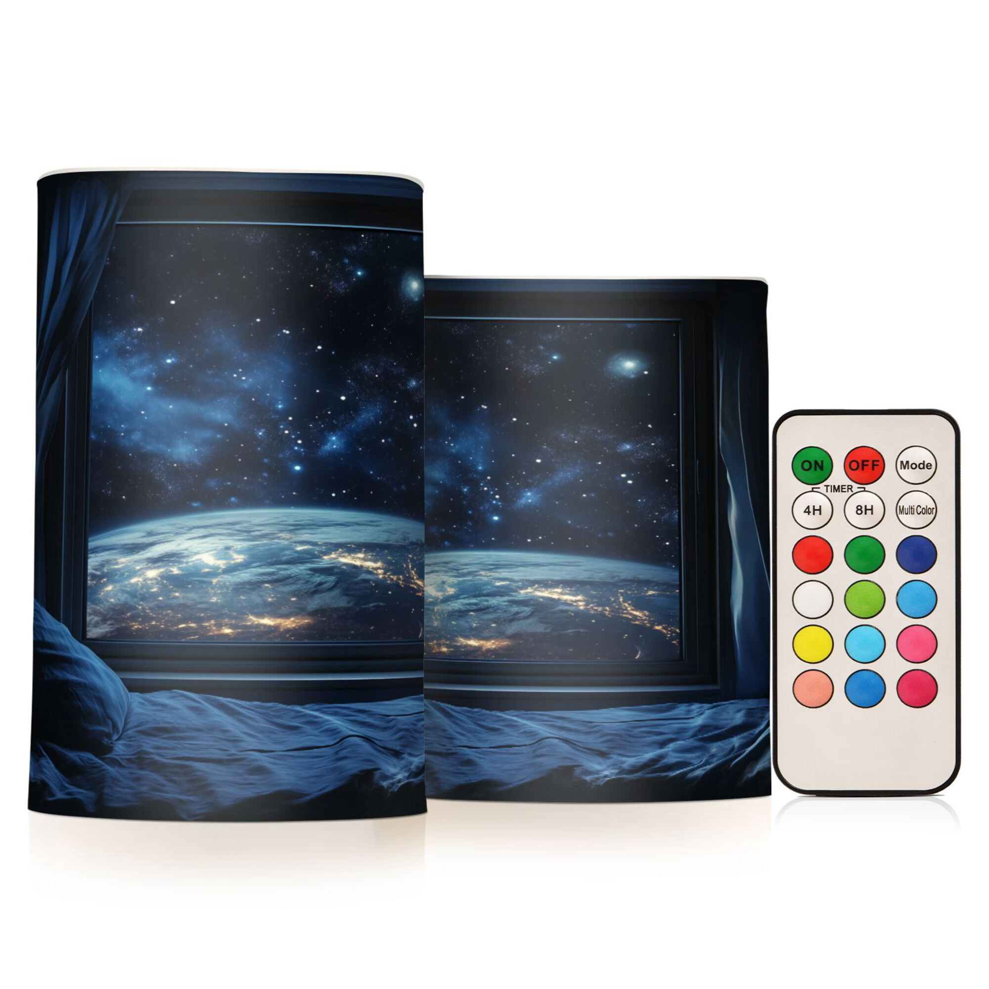 Yayeee Flameless Candles with Remote Flickering Battery Operated Multi ...