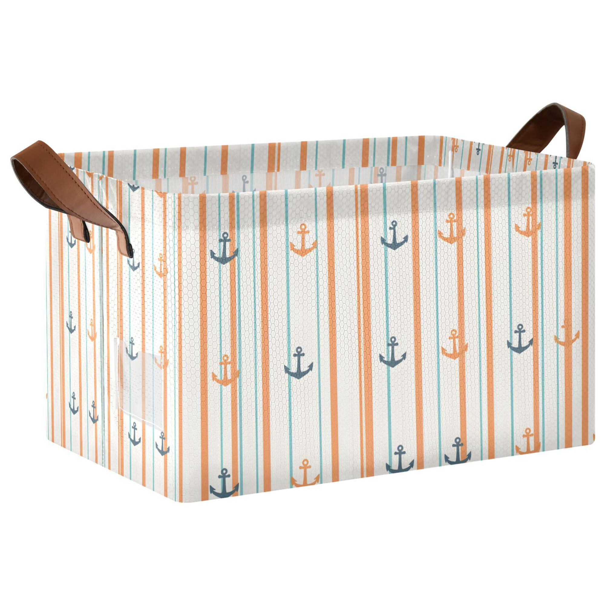 Yayeee Foldable Storage Basket with Handles Waterproof Cloth Bins ...