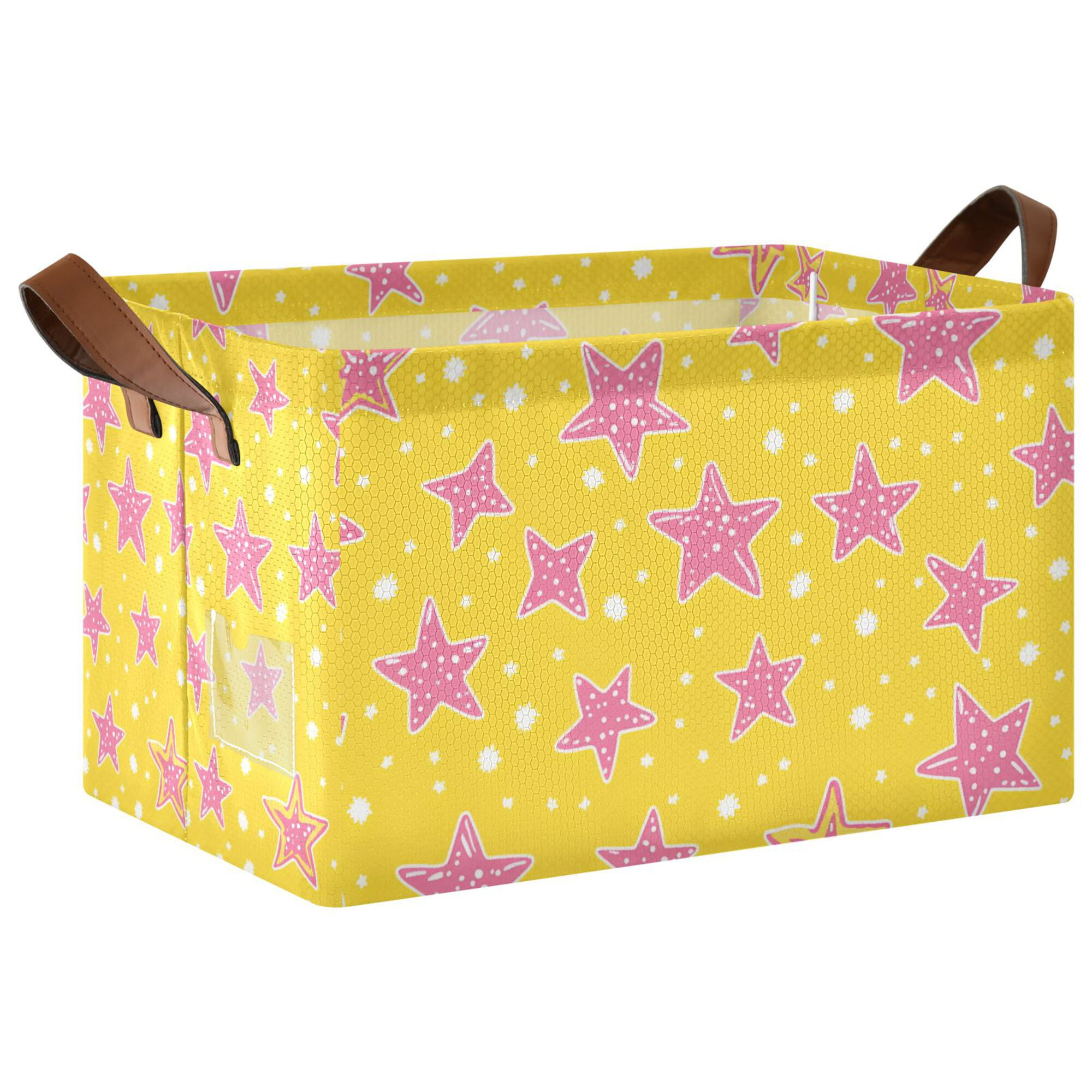 Yayeee Foldable Storage Basket for Shelves Waterproof Cloth Bins, Big ...