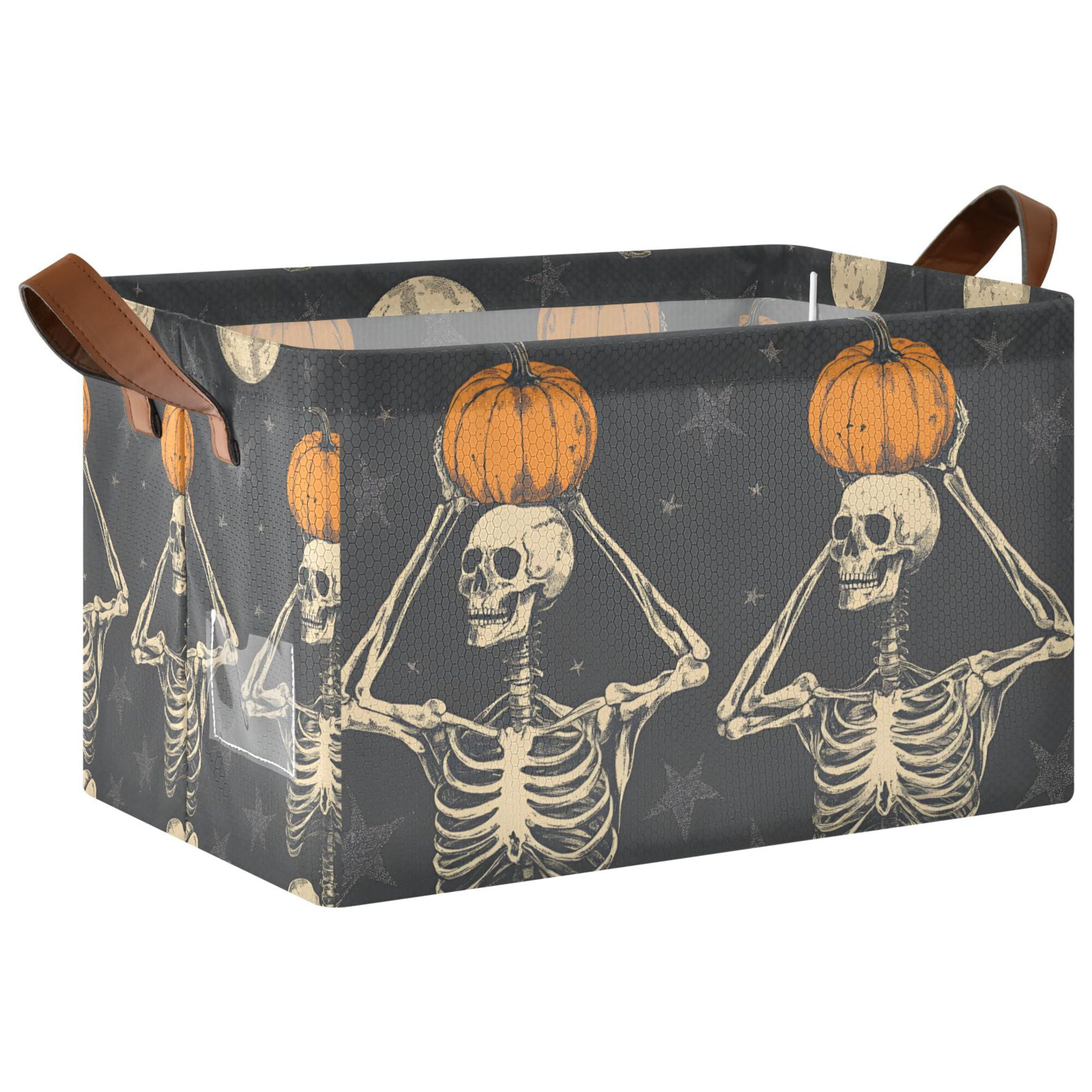 Yayeee Foldable Storage Basket for Shelves Waterproof Cloth Bins ...