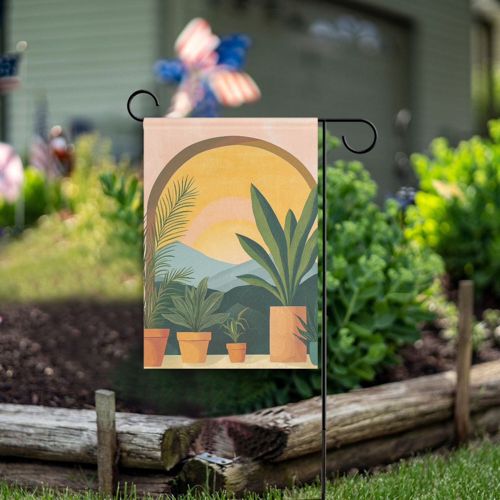 Yayeee Garden Flag 12" x 18" Double Sided Outdoor Yard Lawn Holiday ...