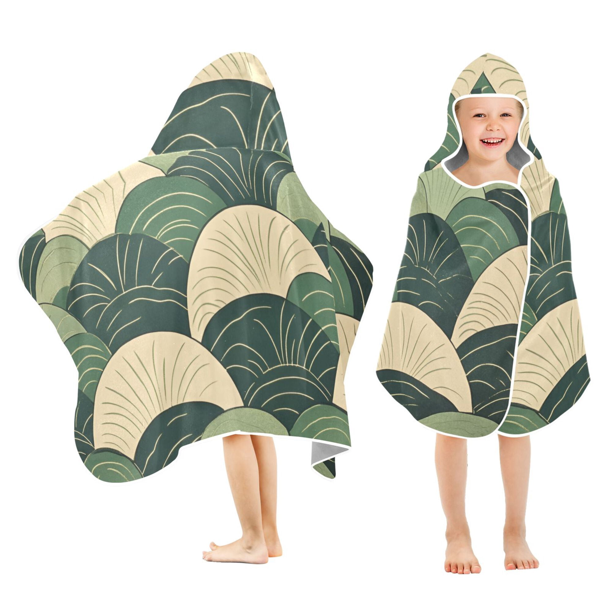Yayeee Kids Hooded Towels Toddler Soft Absorbent Beach Bathing Wrap 50 ...