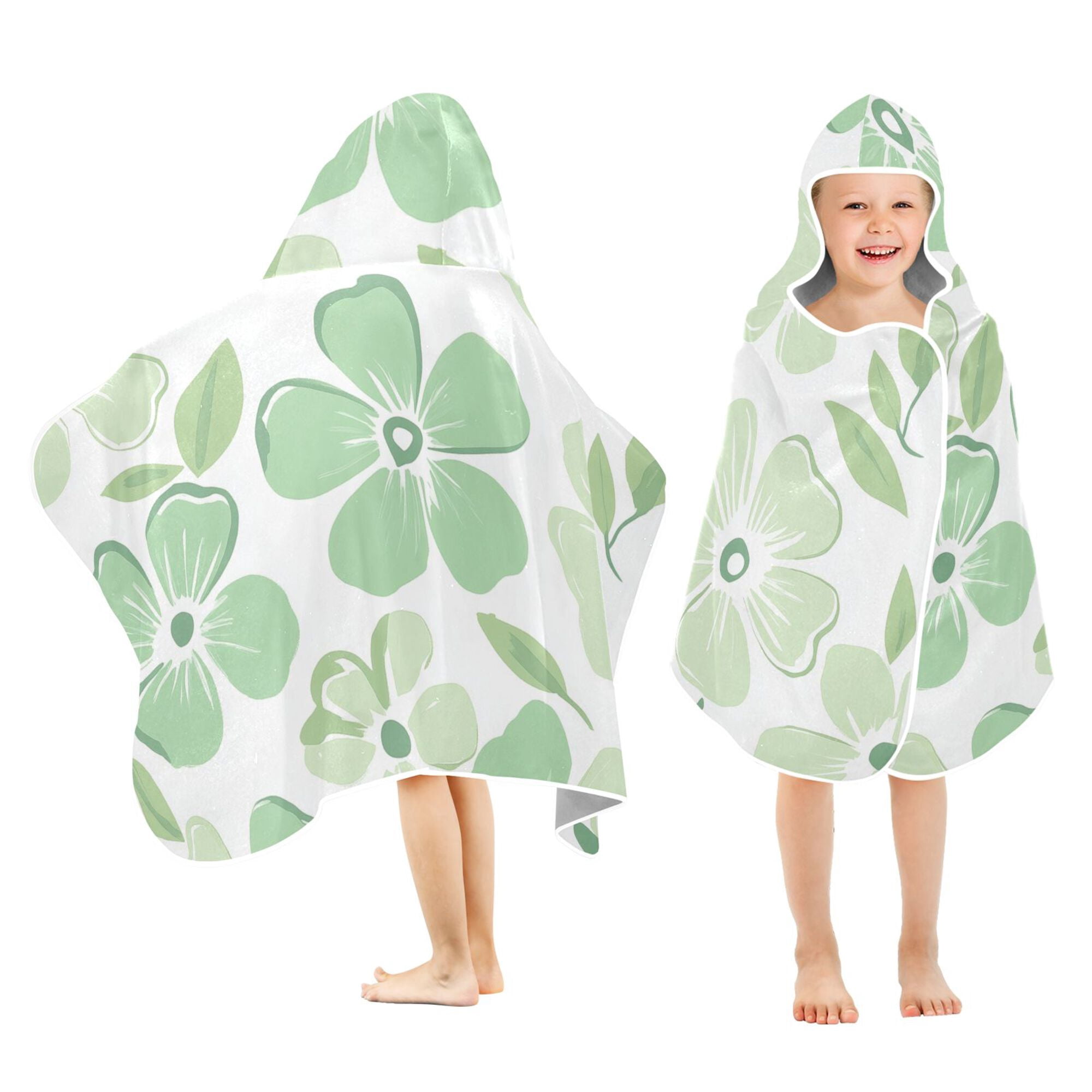Yayeee Kids Hooded Towels Toddler Soft Absorbent Beach Bathing Wrap 50 ...