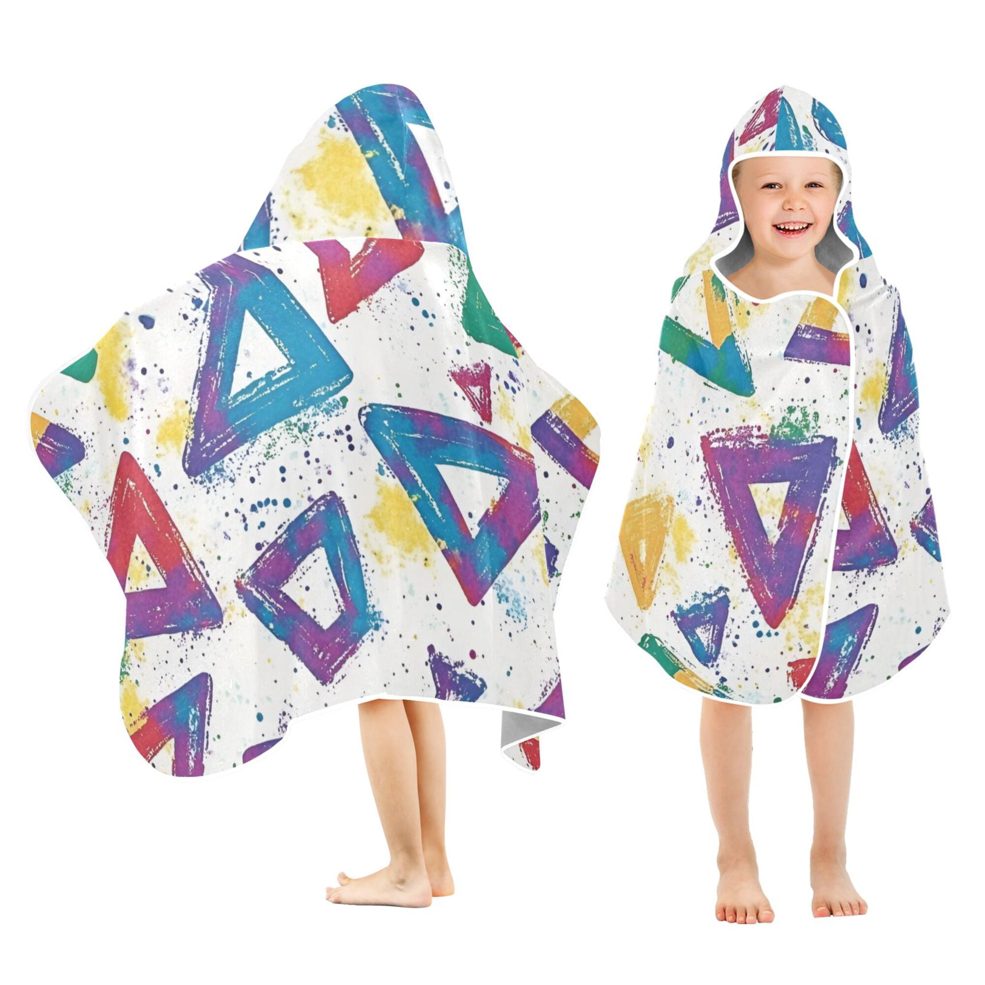 Yayeee Kids Hooded Towels Toddler Soft Absorbent Beach Bathing Wrap 50 ...