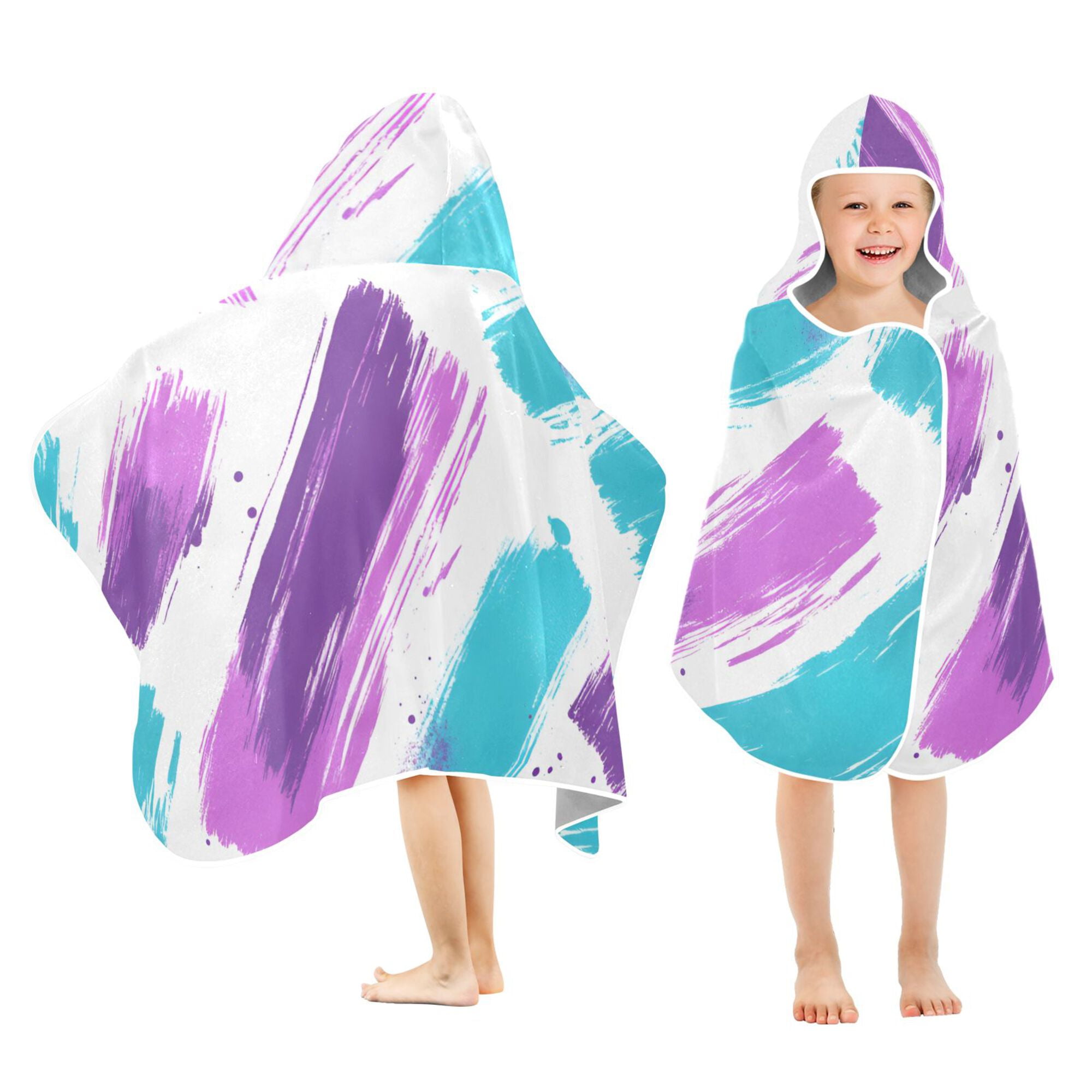 Yayeee Kids Hooded Towels Toddler Soft Absorbent Beach Bathing Wrap 50 ...