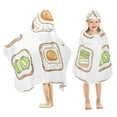 Yayeee Kids Hooded Towels Toddler Soft Absorbent Beach Bathing Wrap 50 ...