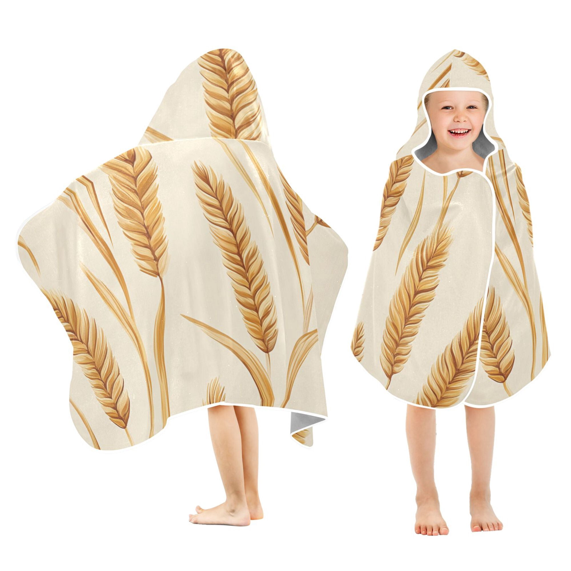 Yayeee Kids Hooded Towels Toddler Soft Absorbent Beach Bathing Wrap 50 ...