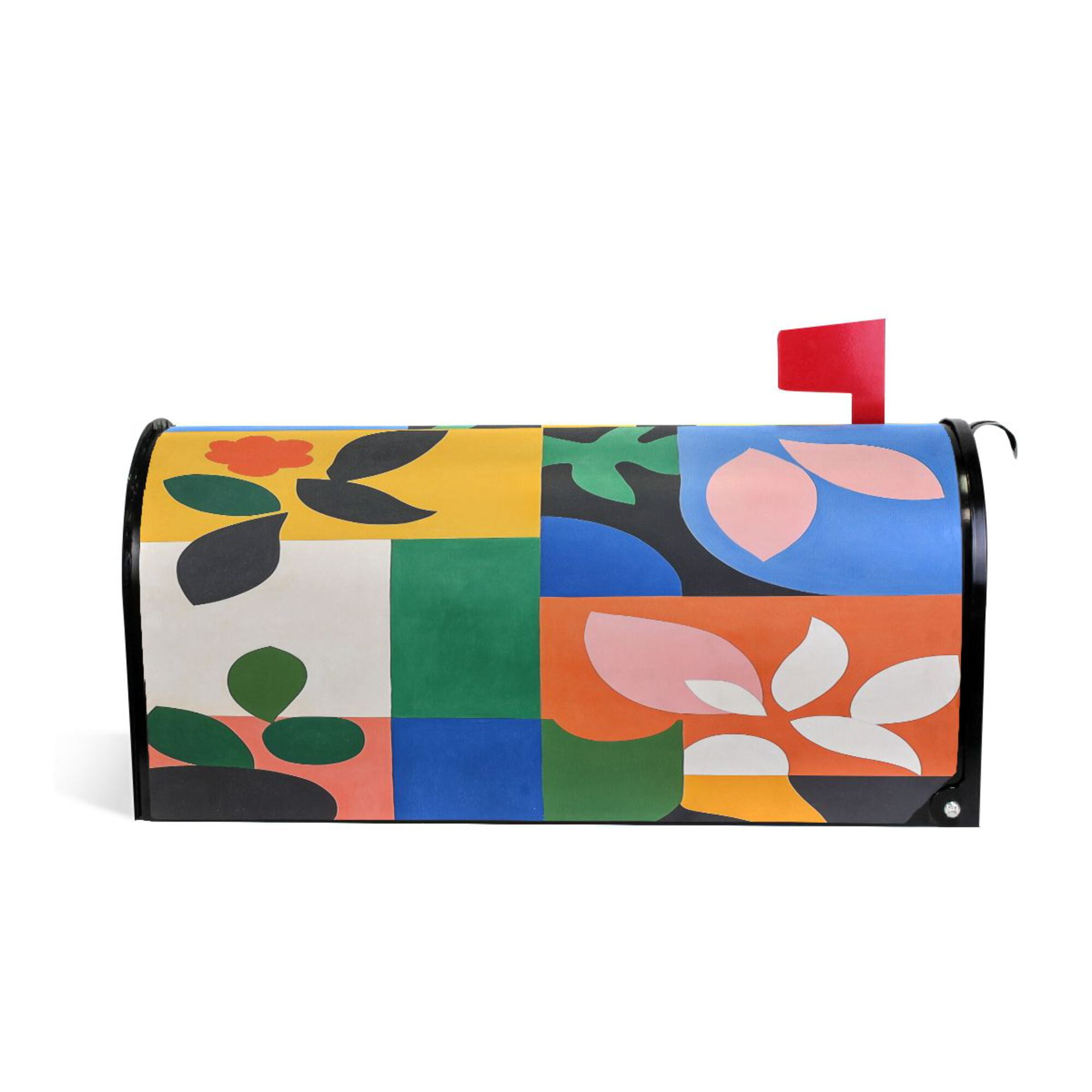 Yayeee Mailbox Cover Magnetic Large Size, Abstract Plants Post Box ...