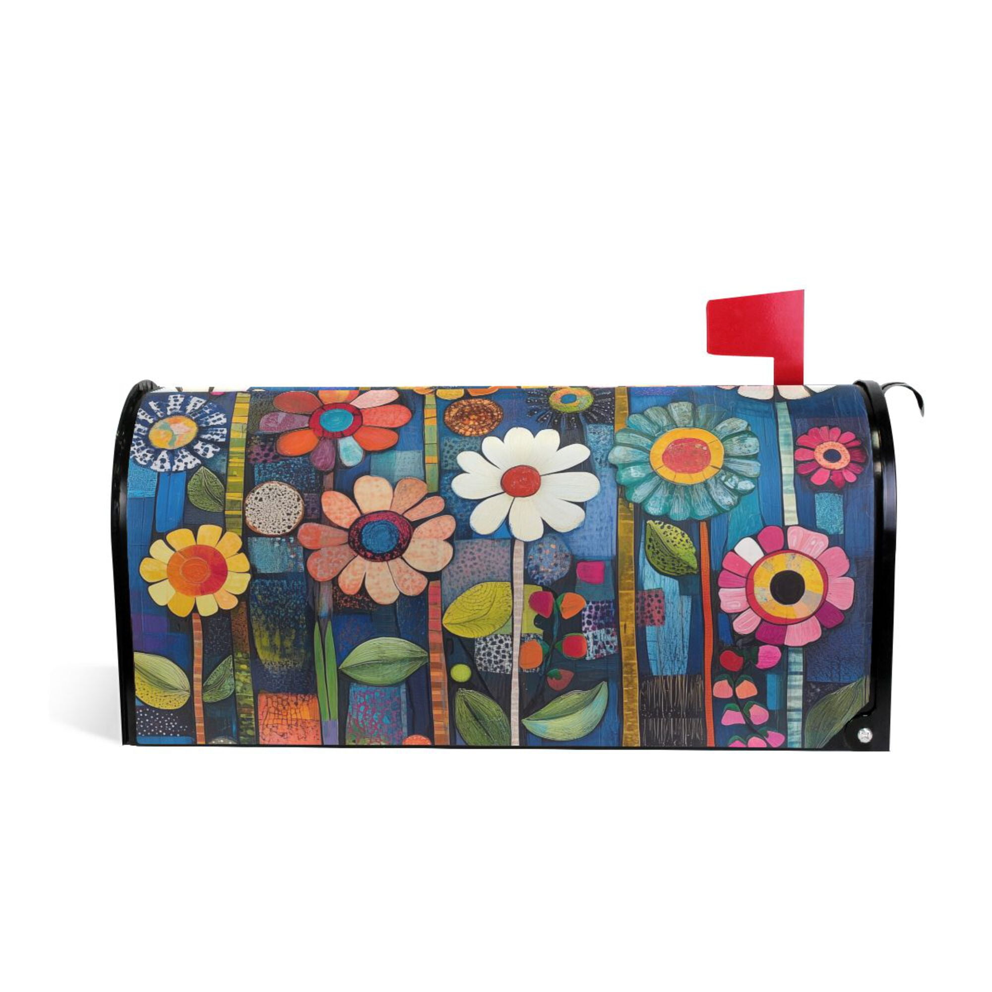 Yayeee Mailbox Cover Magnetic Large Size Post Box Cover Wrap Decor ...