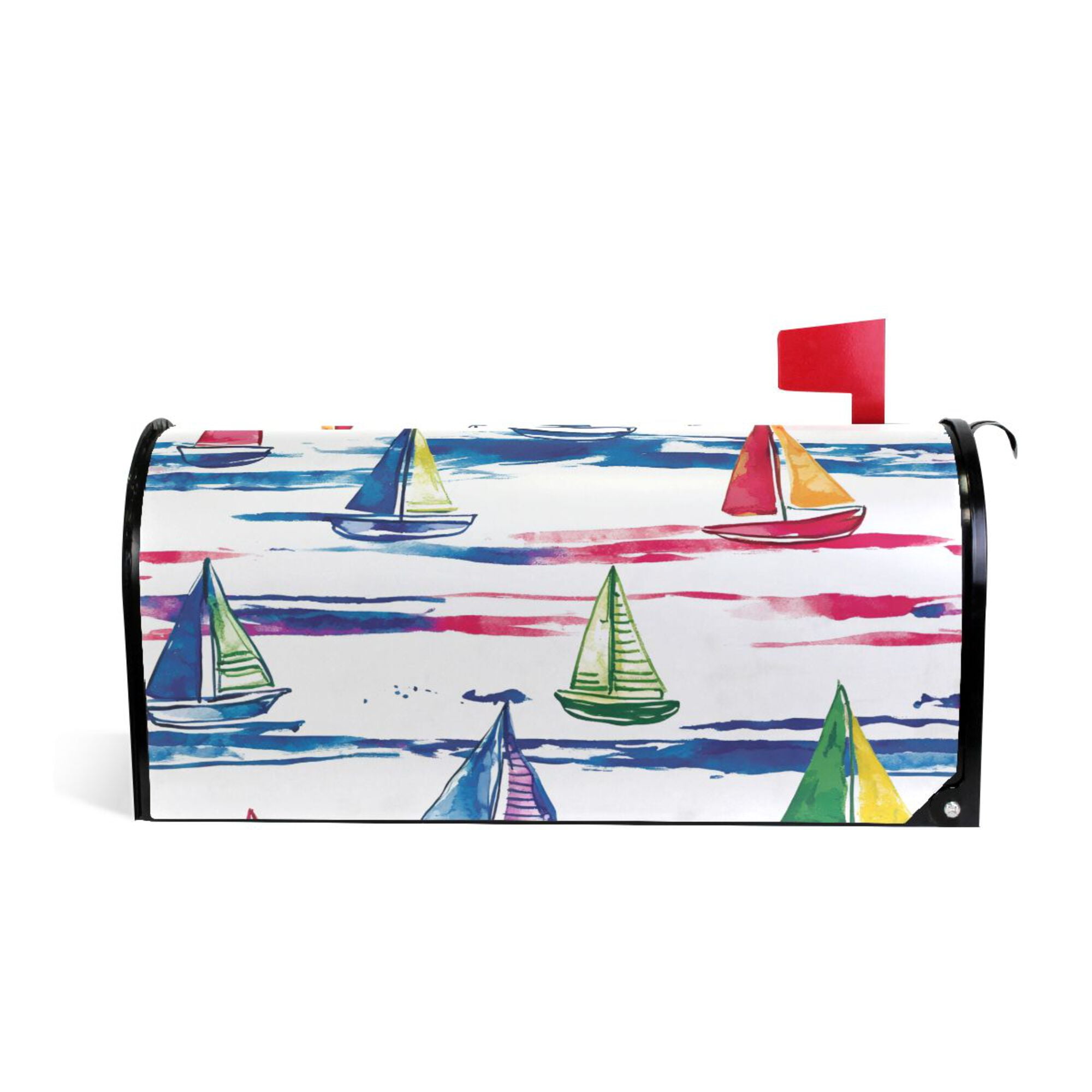 Yayeee Mailbox Cover Magnetic Large Size Post Box Cover Wrap Decor ...