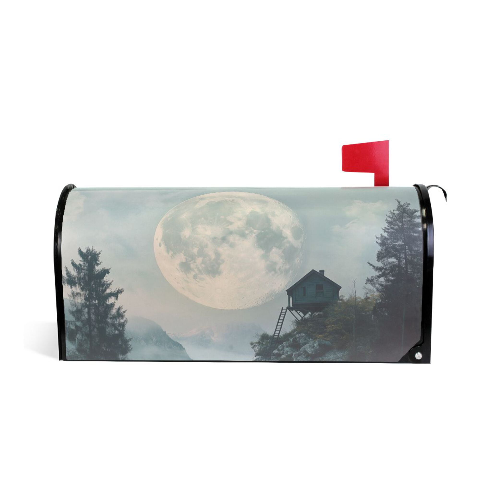 Yayeee Mailbox Cover Magnetic Large Size Post Box Cover Wrap Decor ...