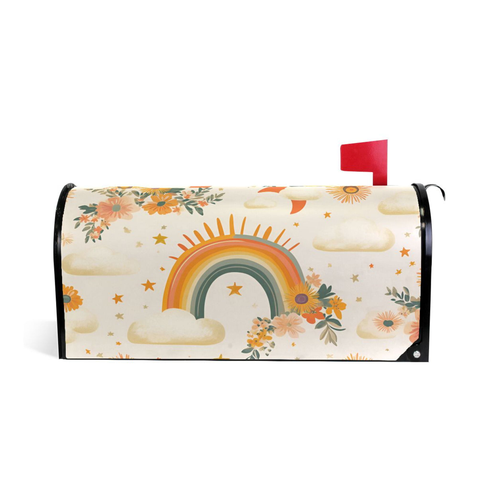 Yayeee Mailbox Cover Magnetic Large Size Post Box Cover Wrap Decor ...
