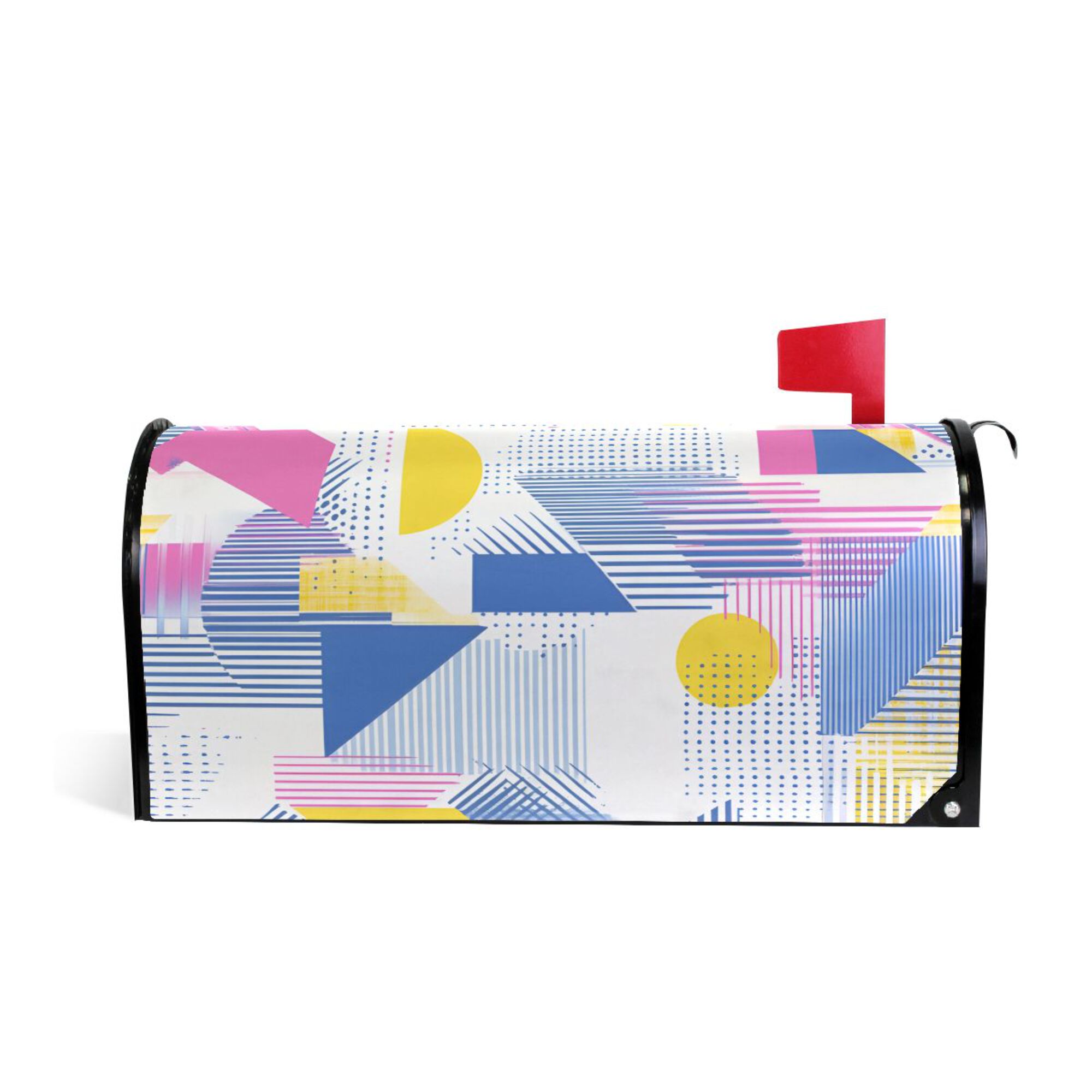 Yayeee Mailbox Cover Magnetic Large Size, Retro Simple Shapes Post Box ...