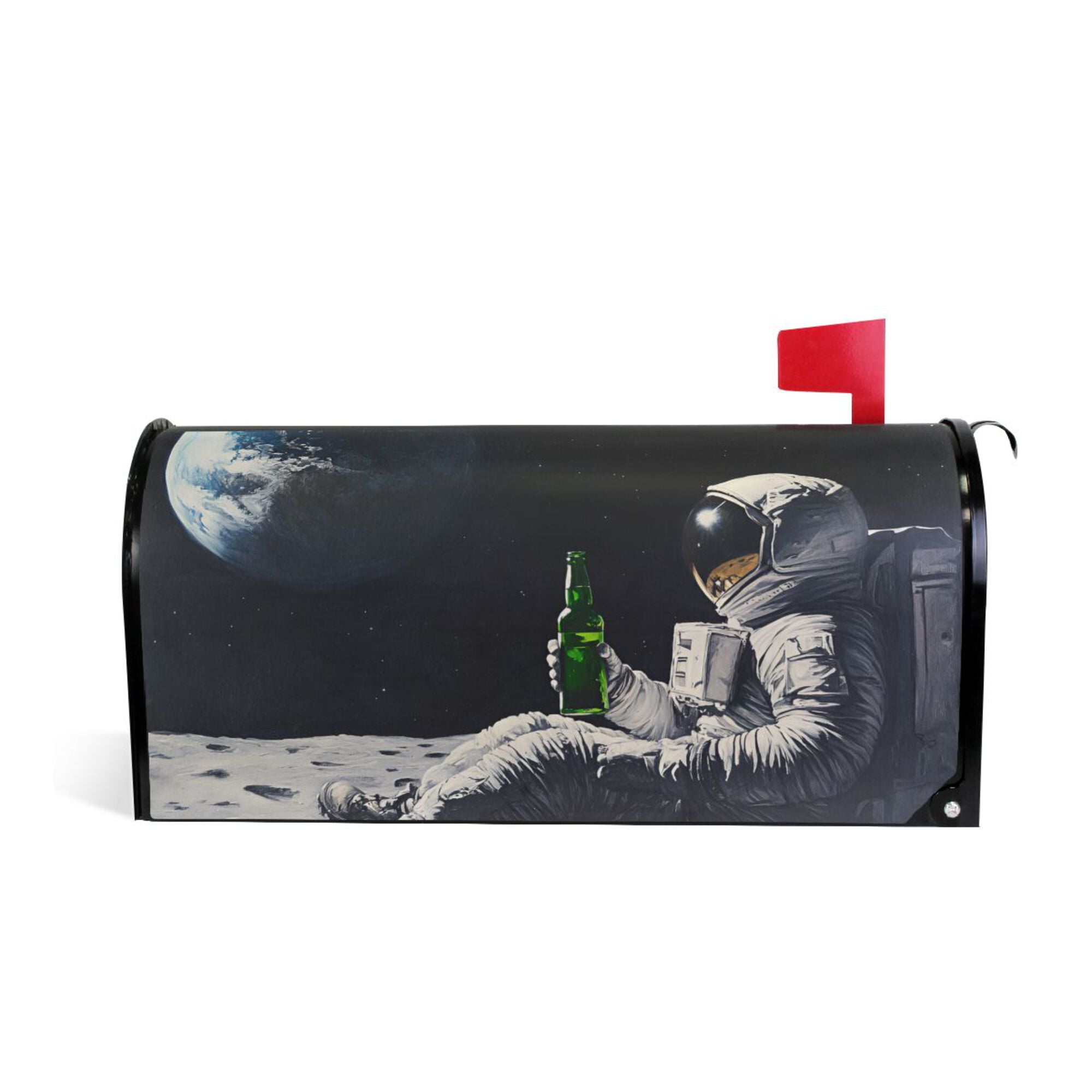 Yayeee Mailbox Cover Magnetic Large Size, Sitting on The Moon Post Box ...