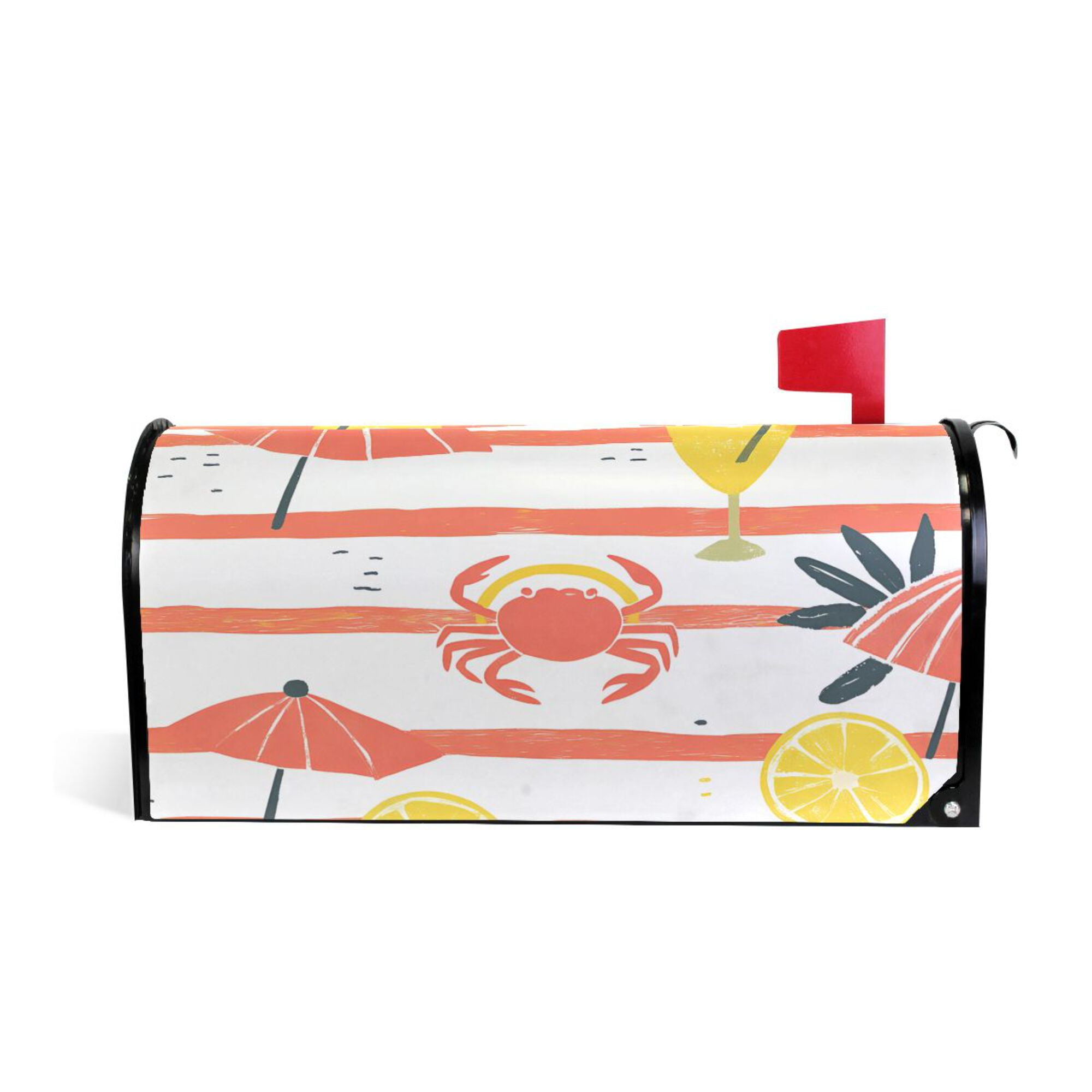 Yayeee Mailbox Cover Magnetic Large Size Post Box Cover Wrap Decor ...