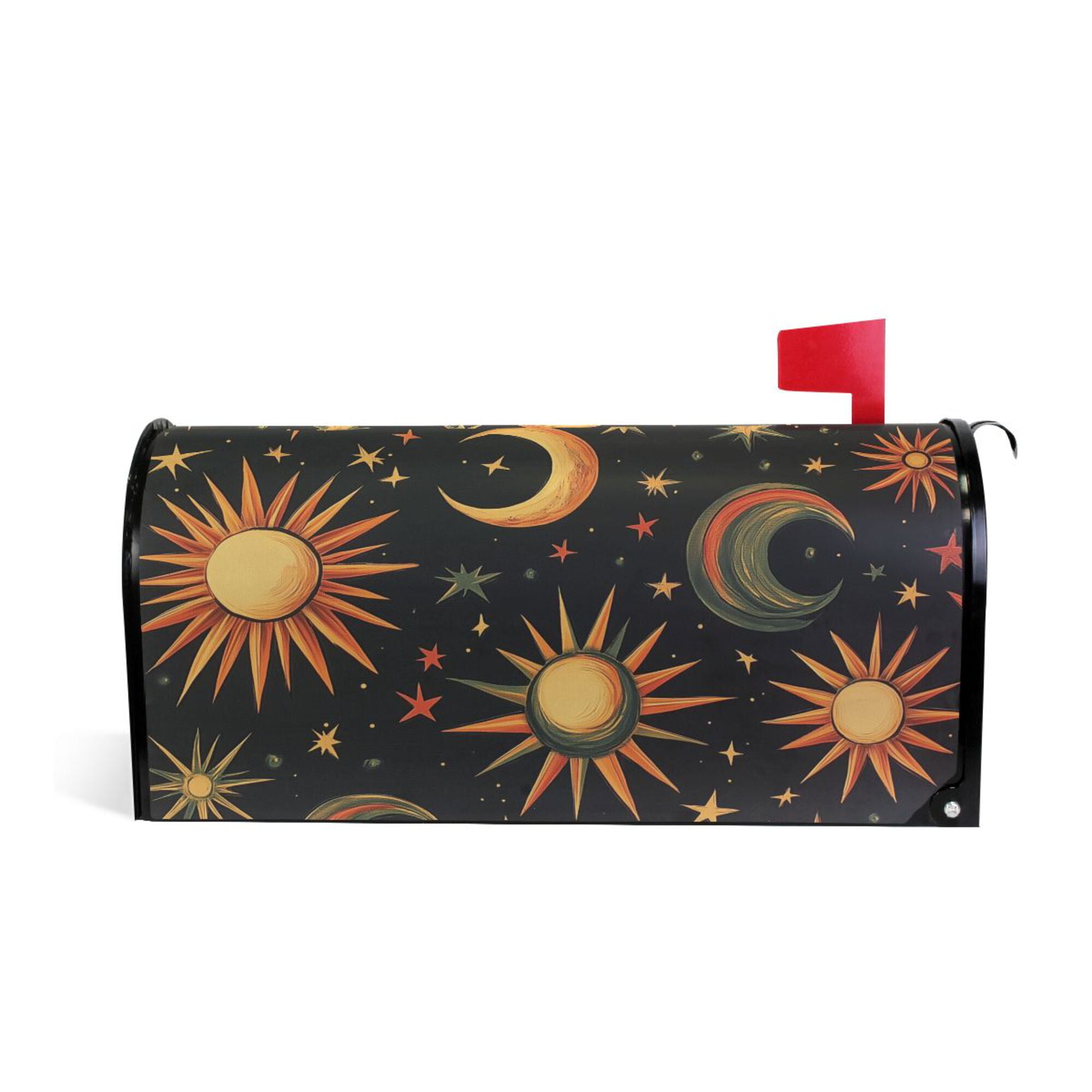 Yayeee Mailbox Cover Magnetic Large Size Post Box Cover Wrap Decor, Sun ...