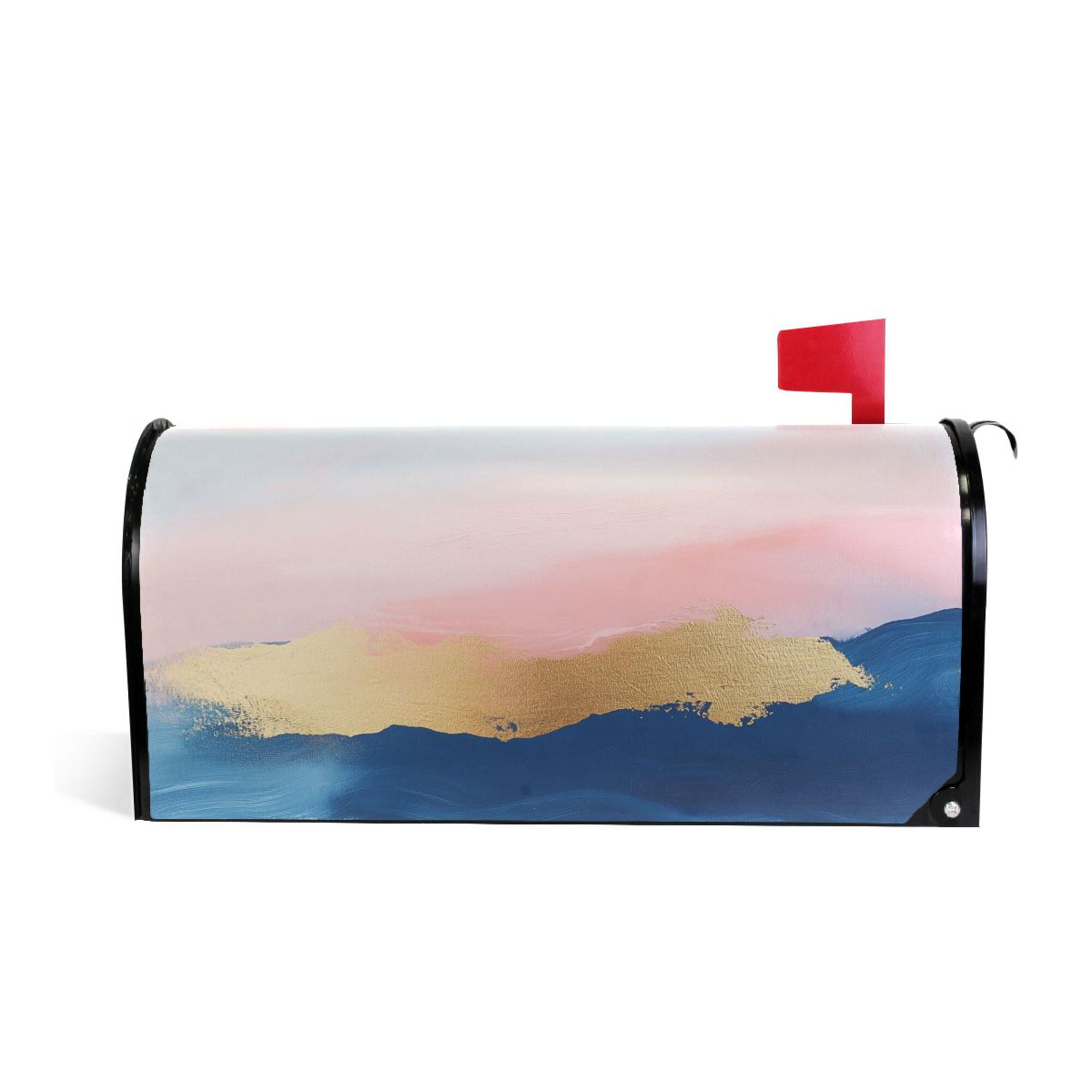 Yayeee Mailbox Cover Magnetic Standard Size Post Box Cover Wrap Decor ...