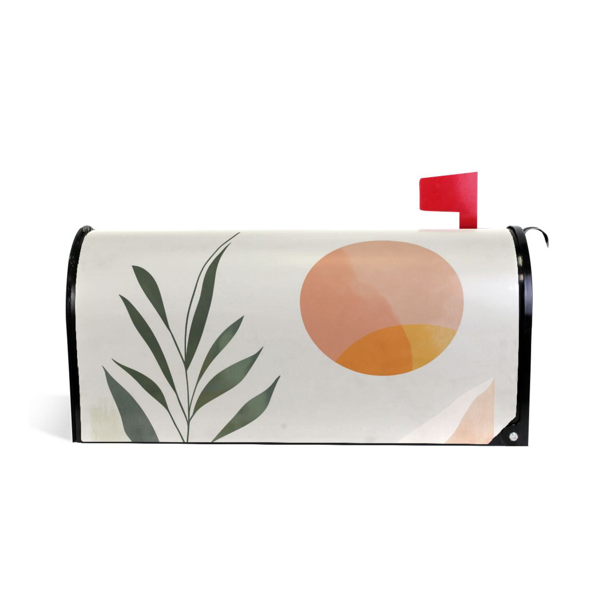 Yayeee Mailbox Cover Magnetic Standard Size Post Box Cover Wrap Decor ...