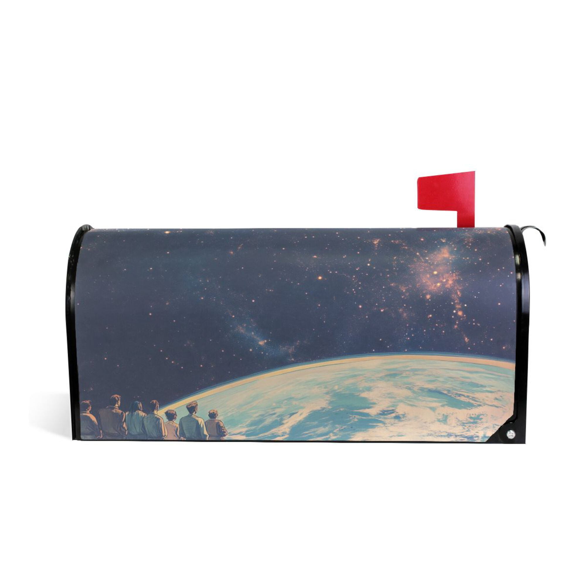 Yayeee Mailbox Cover Magnetic Standard Size Post Box Cover Wrap Decor ...