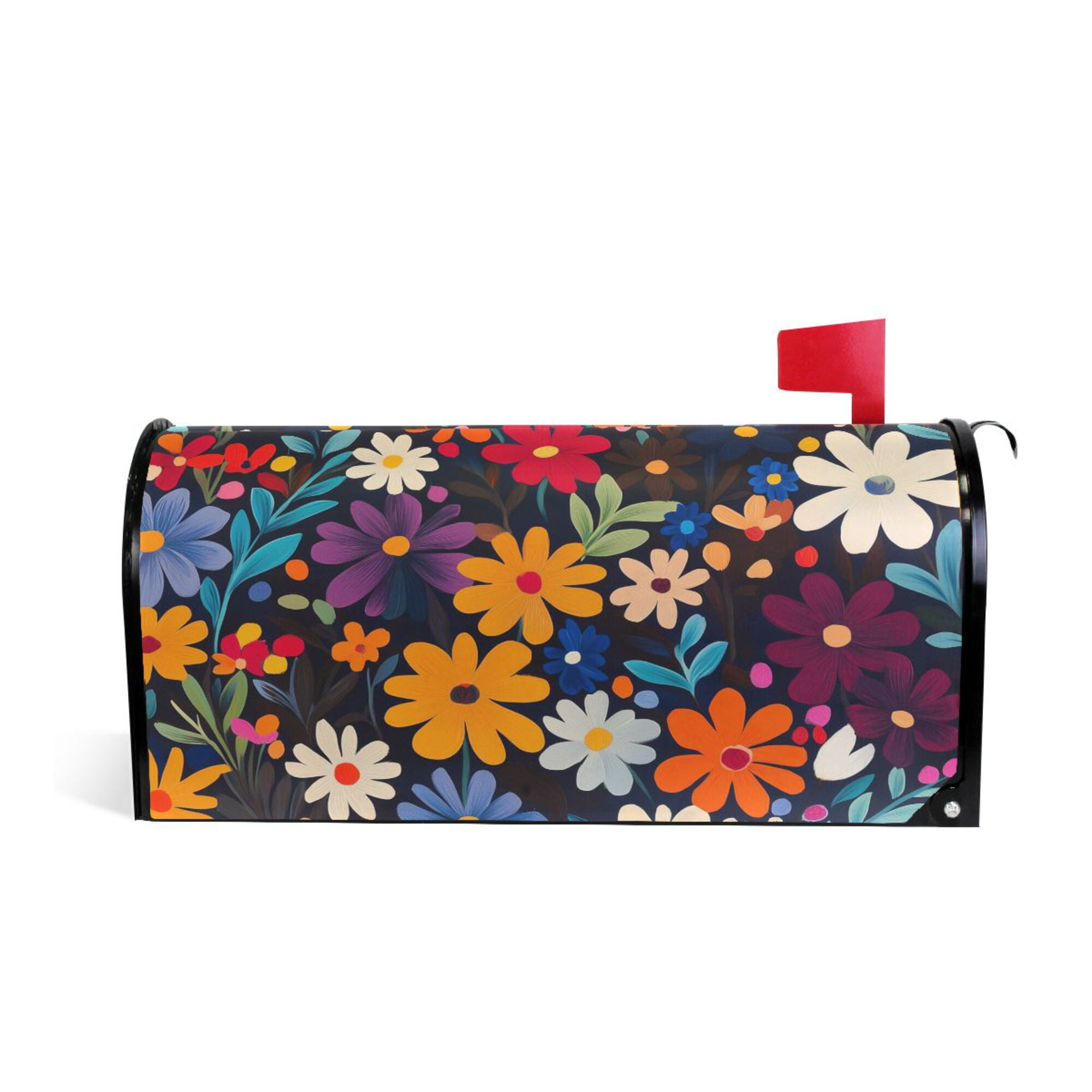 Yayeee Mailbox Cover Magnetic Standard Size Post Box Cover Wrap Decor ...