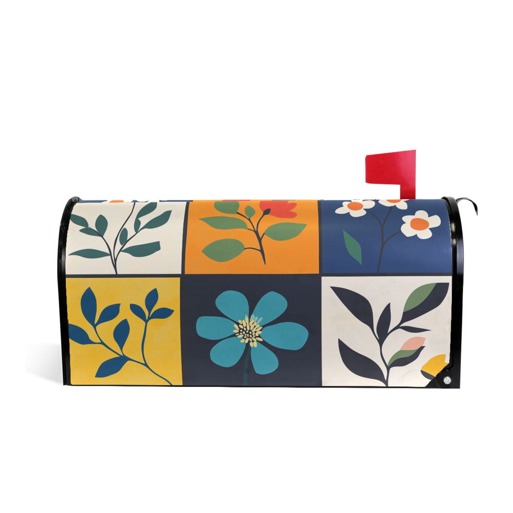 Yayeee Mailbox Cover Magnetic Standard Size Post Box Cover Wrap Decor ...