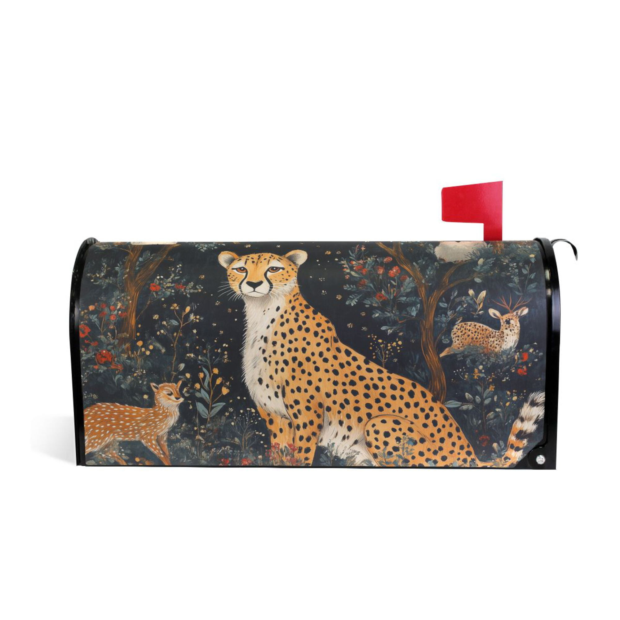 Yayeee Mailbox Cover Magnetic Standard Size Post Box Cover Wrap Decor ...