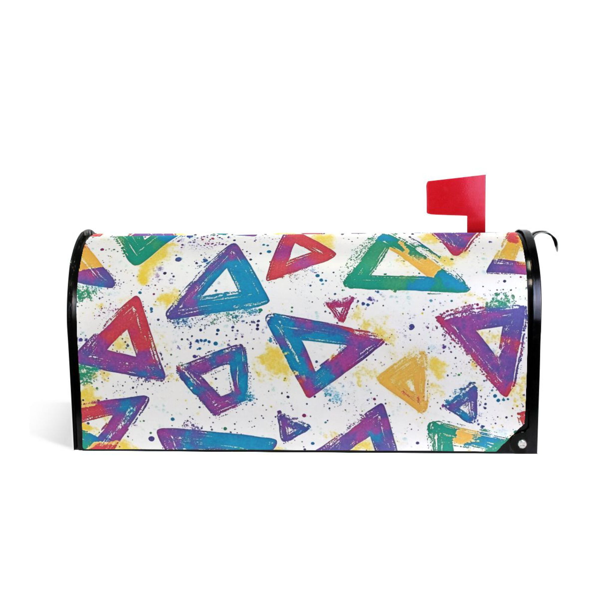 Yayeee Mailbox Cover Magnetic Standard Size Post Box Cover Wrap Decor ...