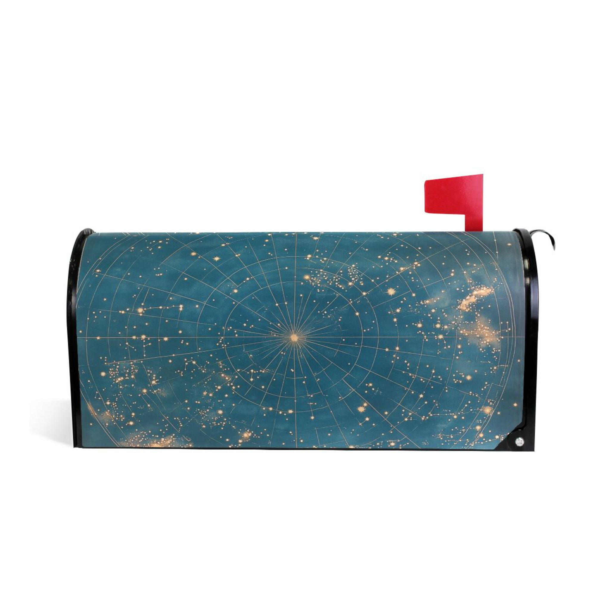 Yayeee Mailbox Cover Magnetic Standard Size Post Box Cover Wrap Decor ...
