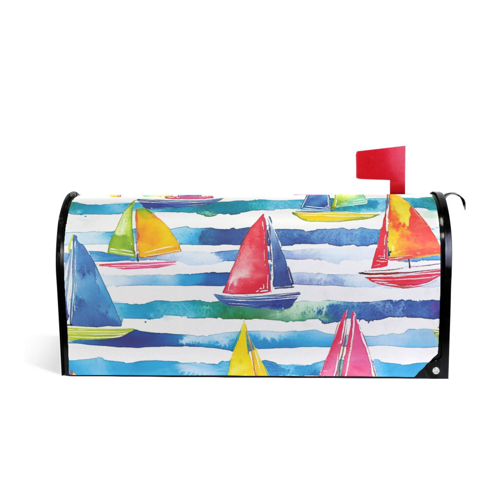Yayeee Mailbox Cover Magnetic Standard Size Post Box Cover Wrap Decor ...