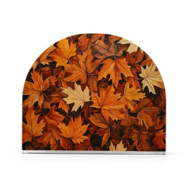 Autumn Alley White Barn Door Farmhouse Napkin Holder With Galvanized ...