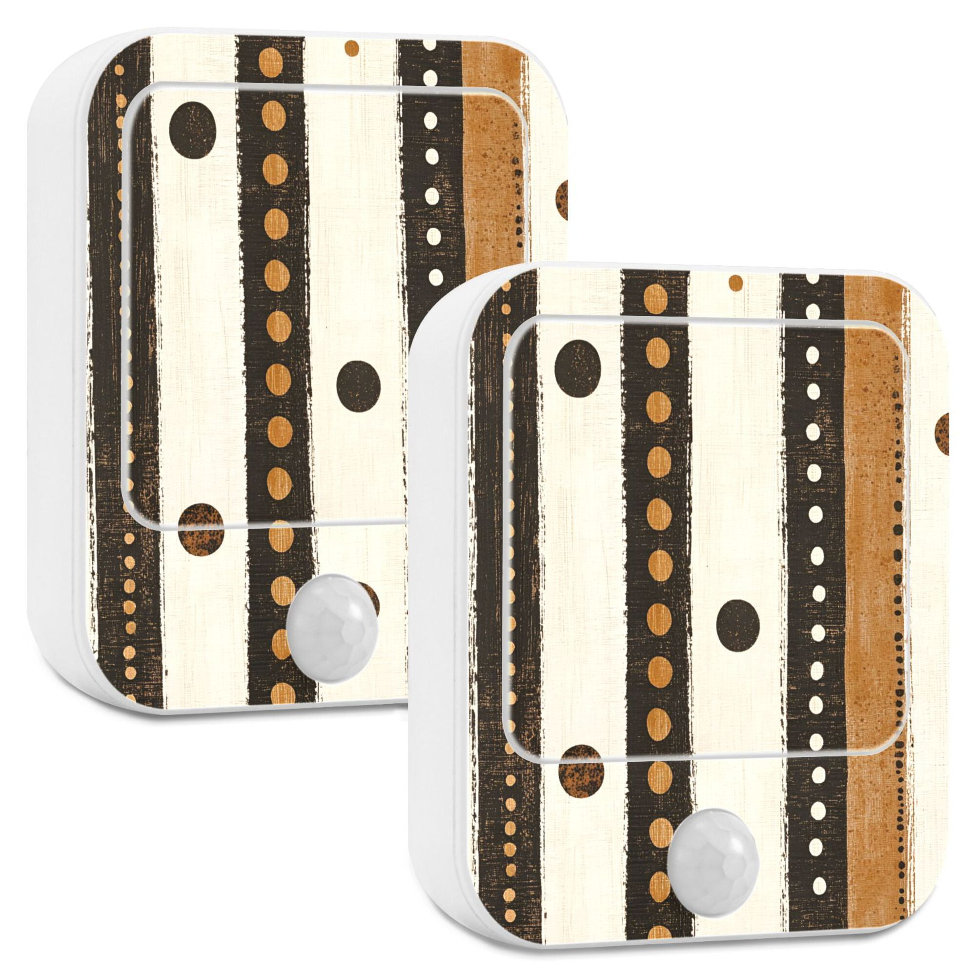 Yayeee 2-Pack Plug in LED Night Lights with Light Sensors Motion ...