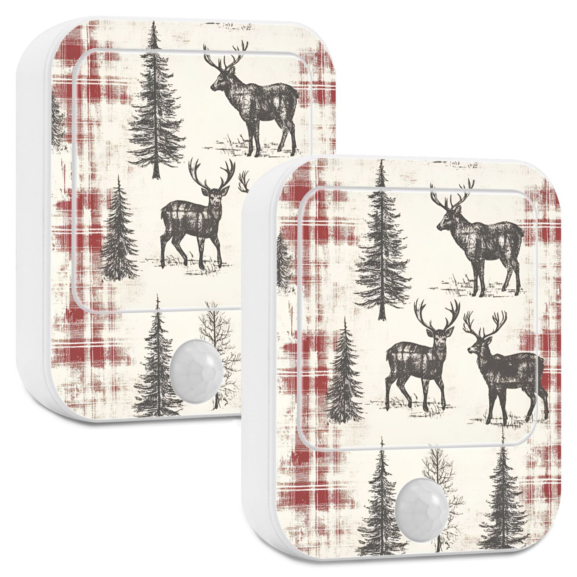 Yayeee 2-Pack Plug in LED Night Lights with Light Sensors Motion ...