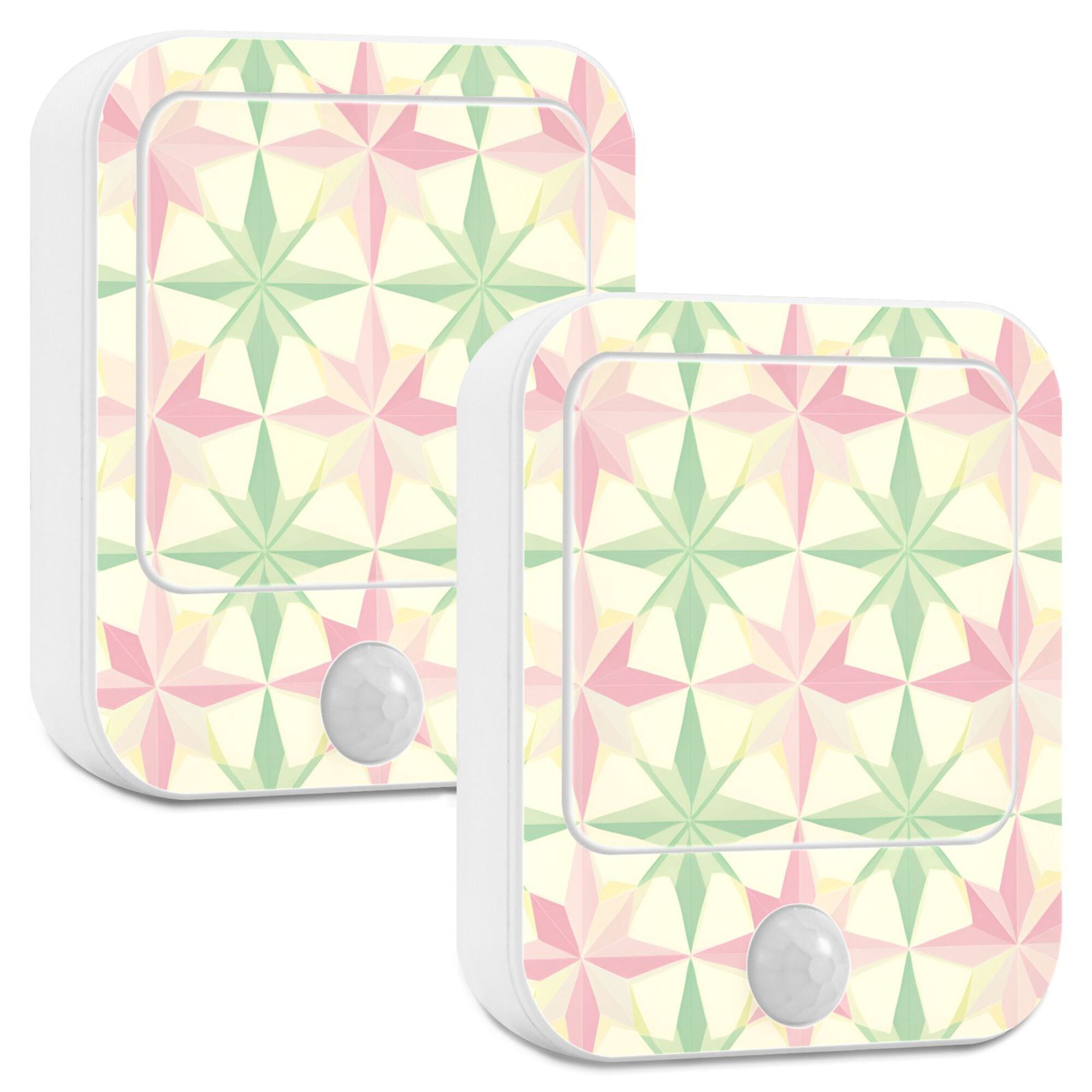 Yayeee 2-Pack Plug in LED Night Lights with Light Sensors Motion ...