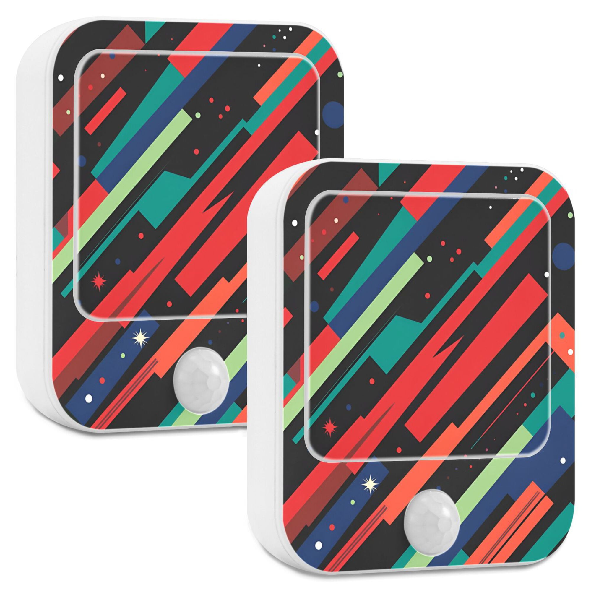 Yayeee 2-Pack Plug in LED Night Lights with Light Sensors Motion ...