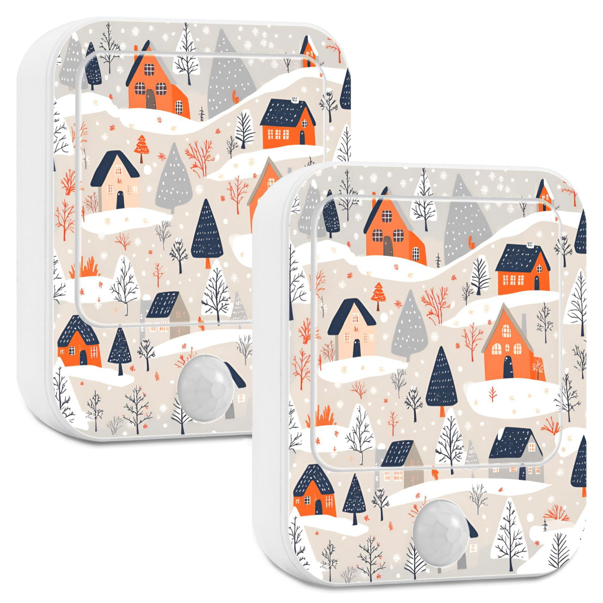 Yayeee 2-Pack Plug in LED Night Lights with Light Sensors Motion ...