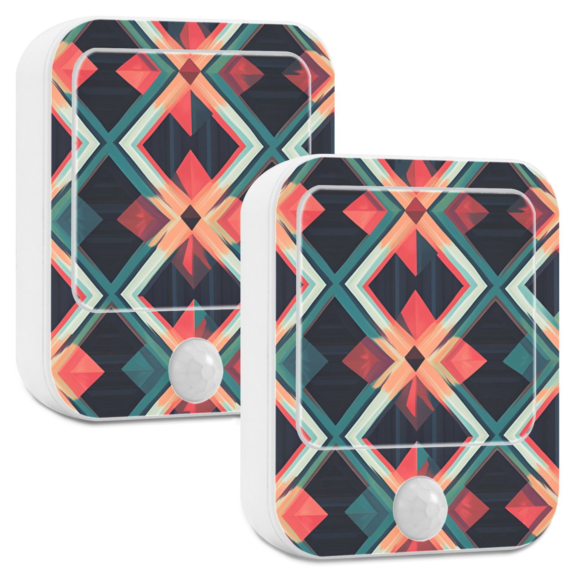 Yayeee 2-Pack Plug in LED Night Lights with Light Sensors Motion ...