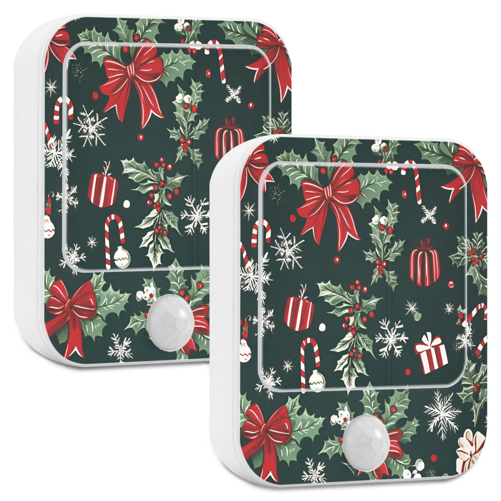 Yayeee 2-Pack Plug in LED Night Lights with Light Sensors Motion ...