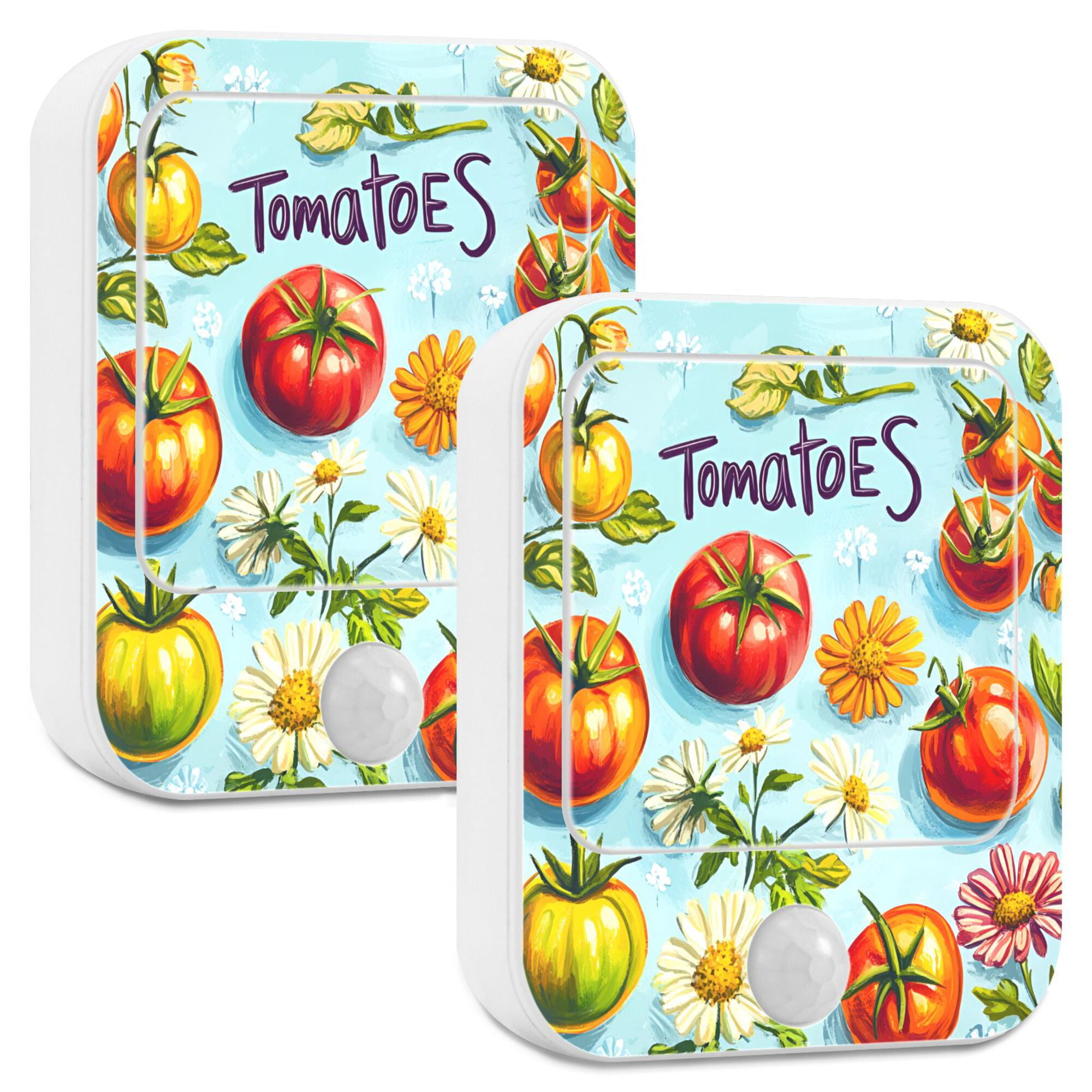 Yayeee 2-Pack Plug in LED Night Lights with Light Sensors Motion ...