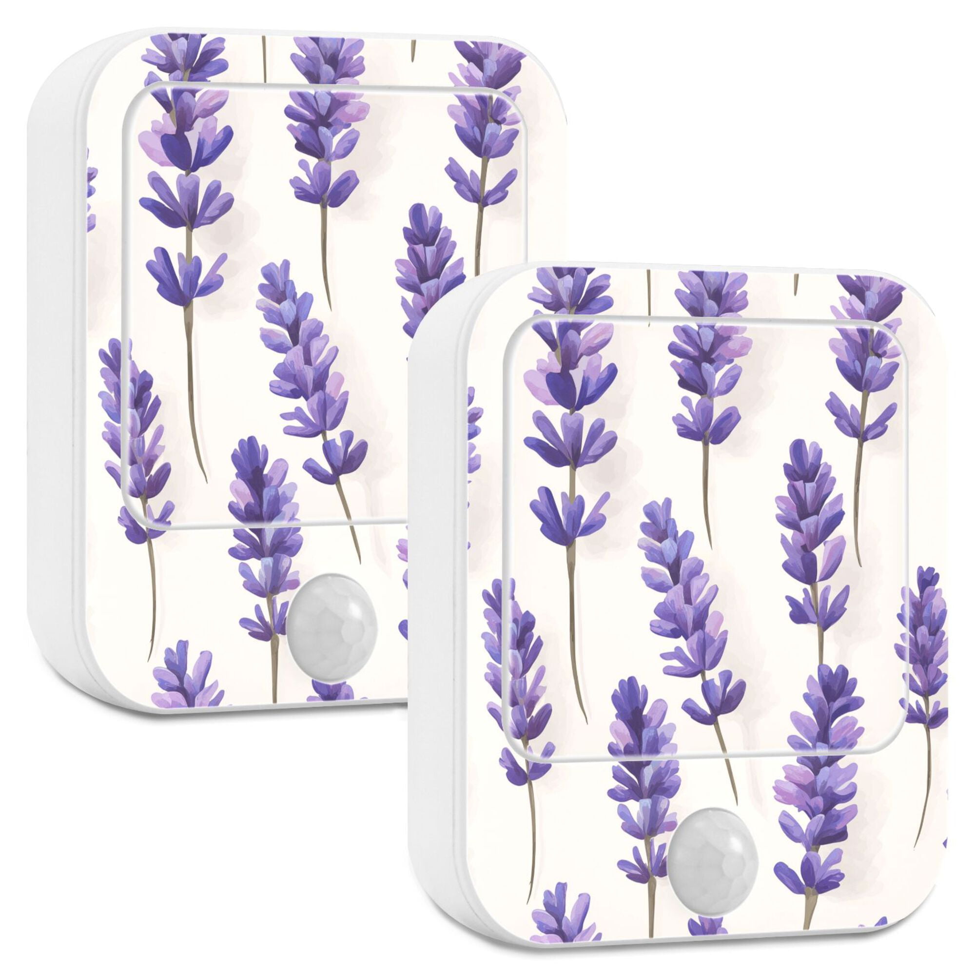 Yayeee 2-Pack Plug in LED Night Lights with Light Sensors Motion ...