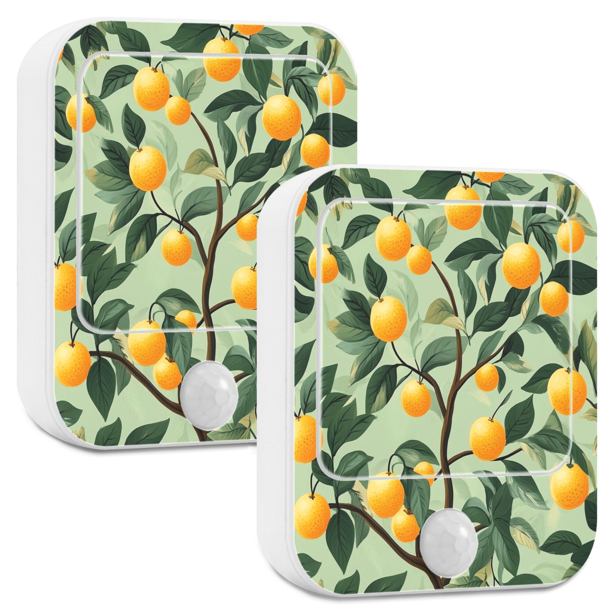 Yayeee 2-Pack Plug in LED Night Lights with Light Sensors Motion ...