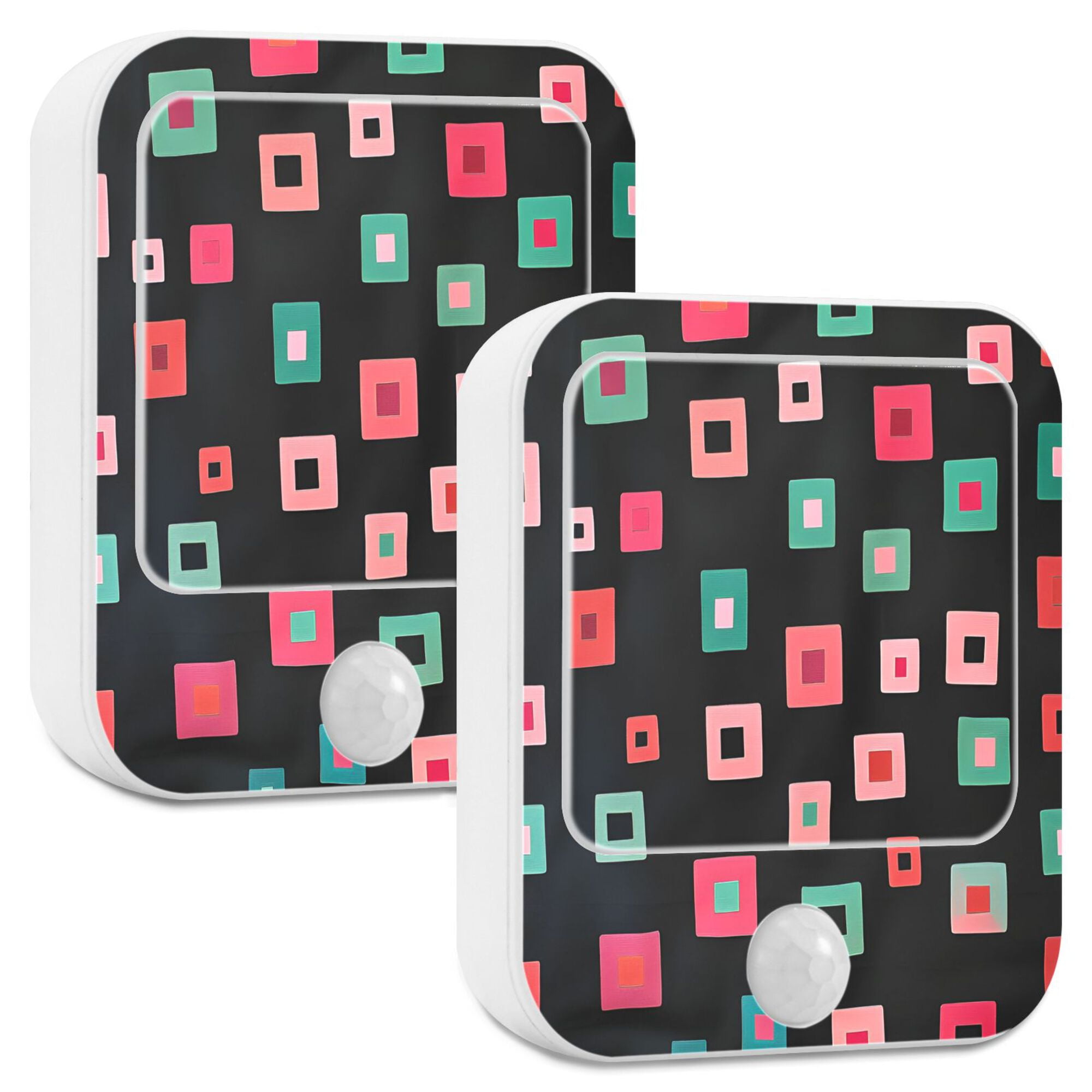 Yayeee 2-Pack Plug in LED Night Lights with Light Sensors Motion ...