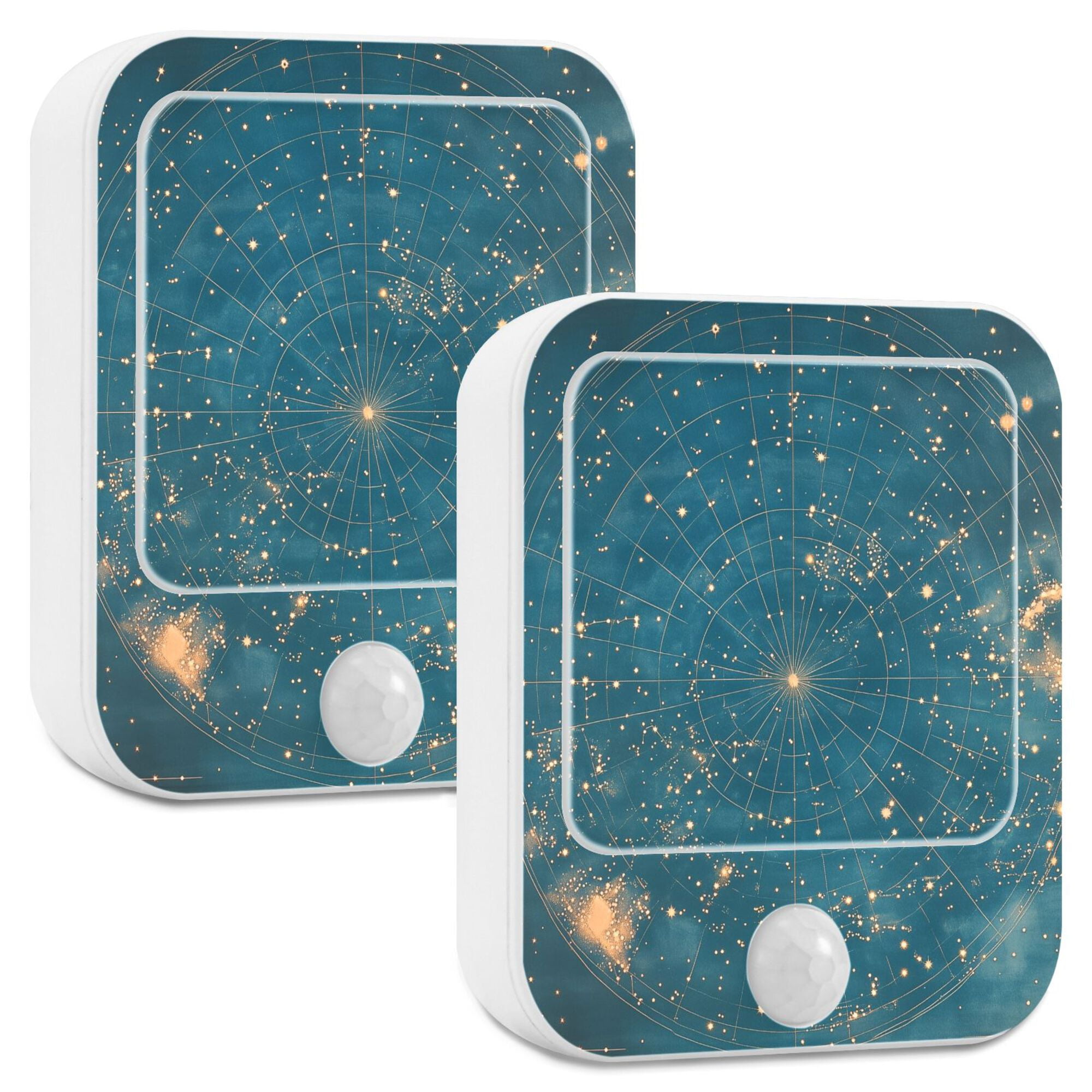 Yayeee 2-Pack Plug in LED Night Lights with Light Sensors Motion ...
