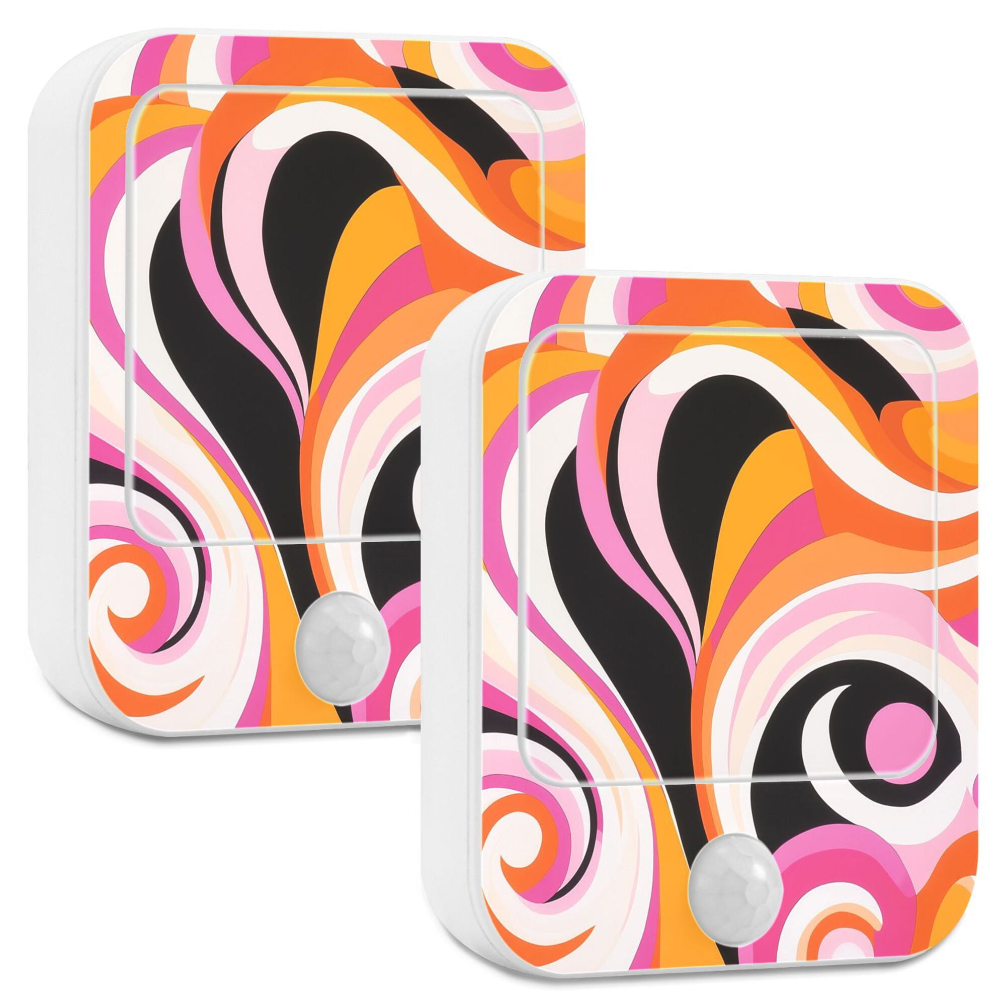 Yayeee 2-Pack Plug in LED Night Lights with Light Sensors Motion ...