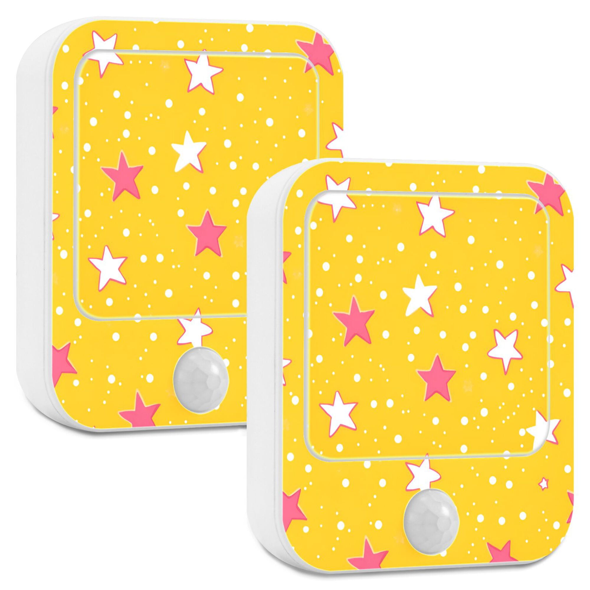 Yayeee 2-Pack Plug in LED Night Lights with Light Sensors Motion ...